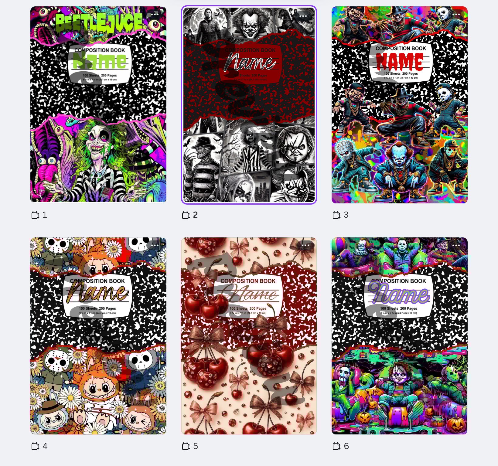 30 composition book bundle - Payhip