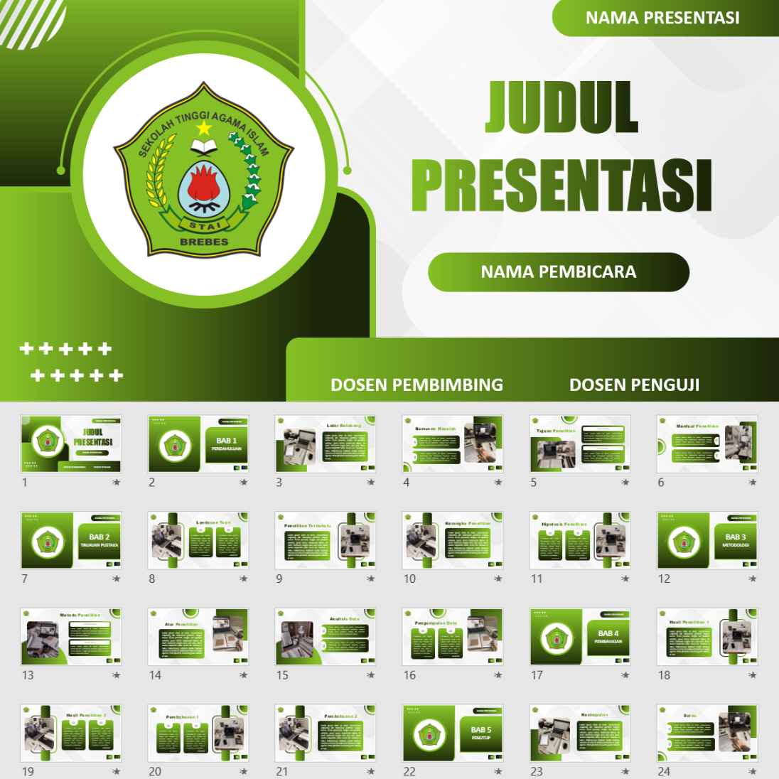 Template Powerpoint Morph Thesis 15 - Payhip