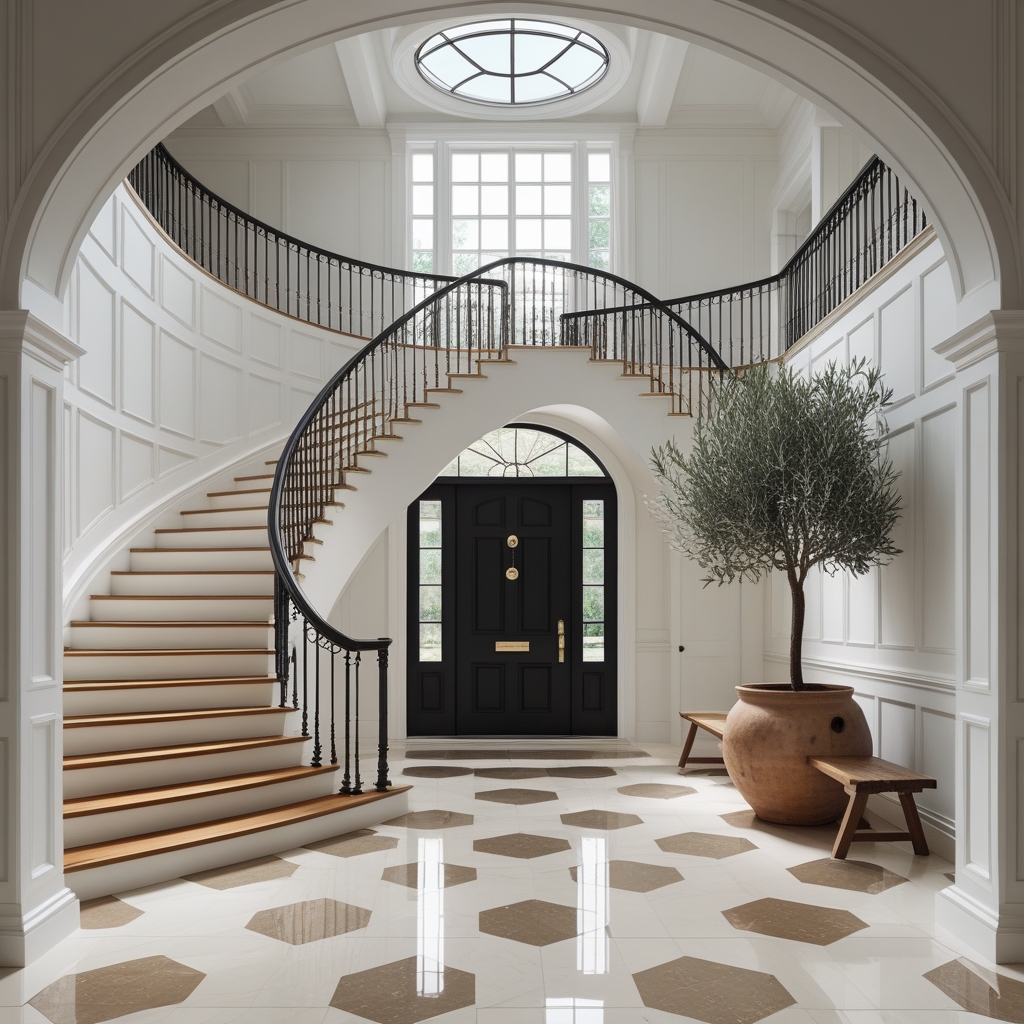 Entryway interior in a luxury home - Payhip