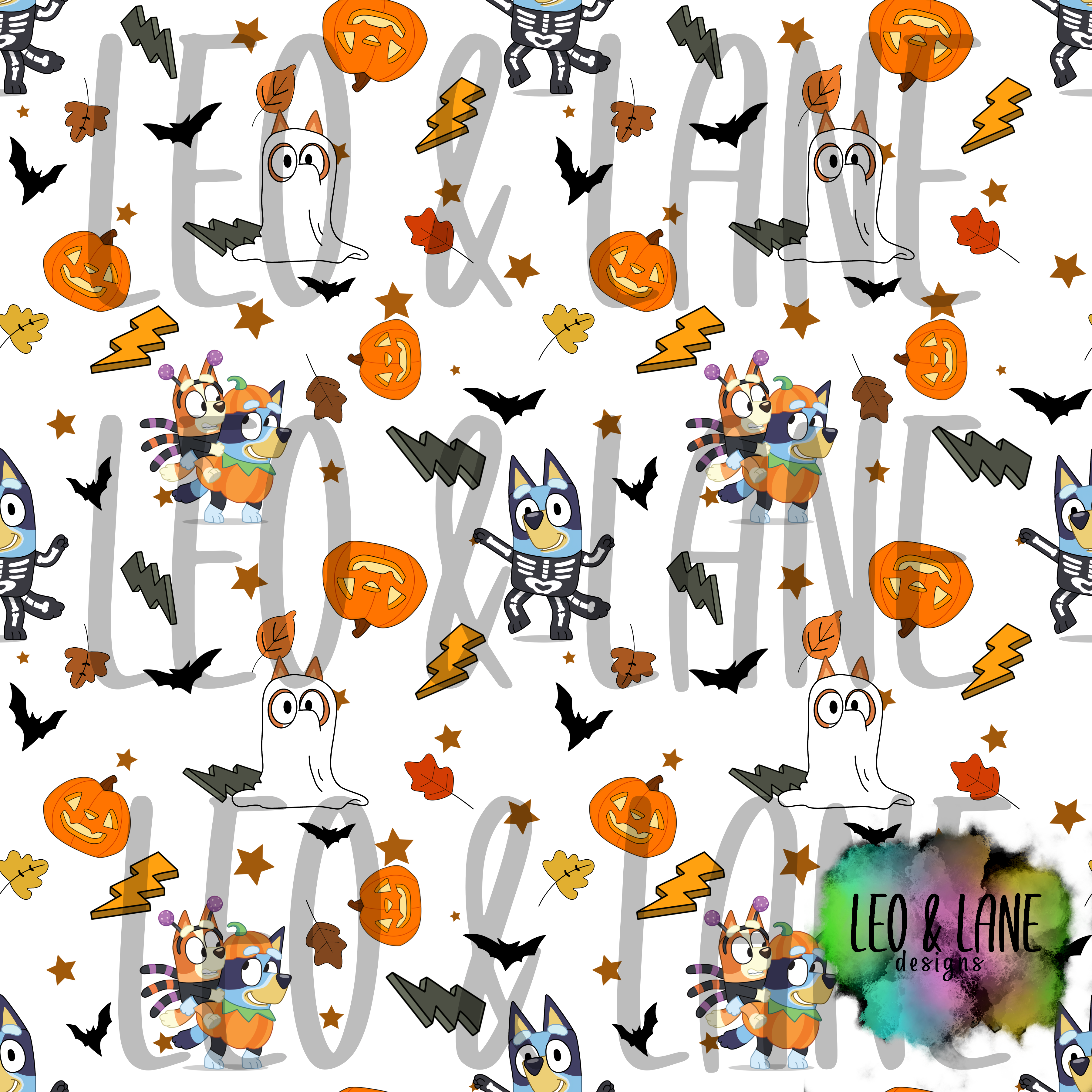 Blue Dog Bolt Halloween - Payhip