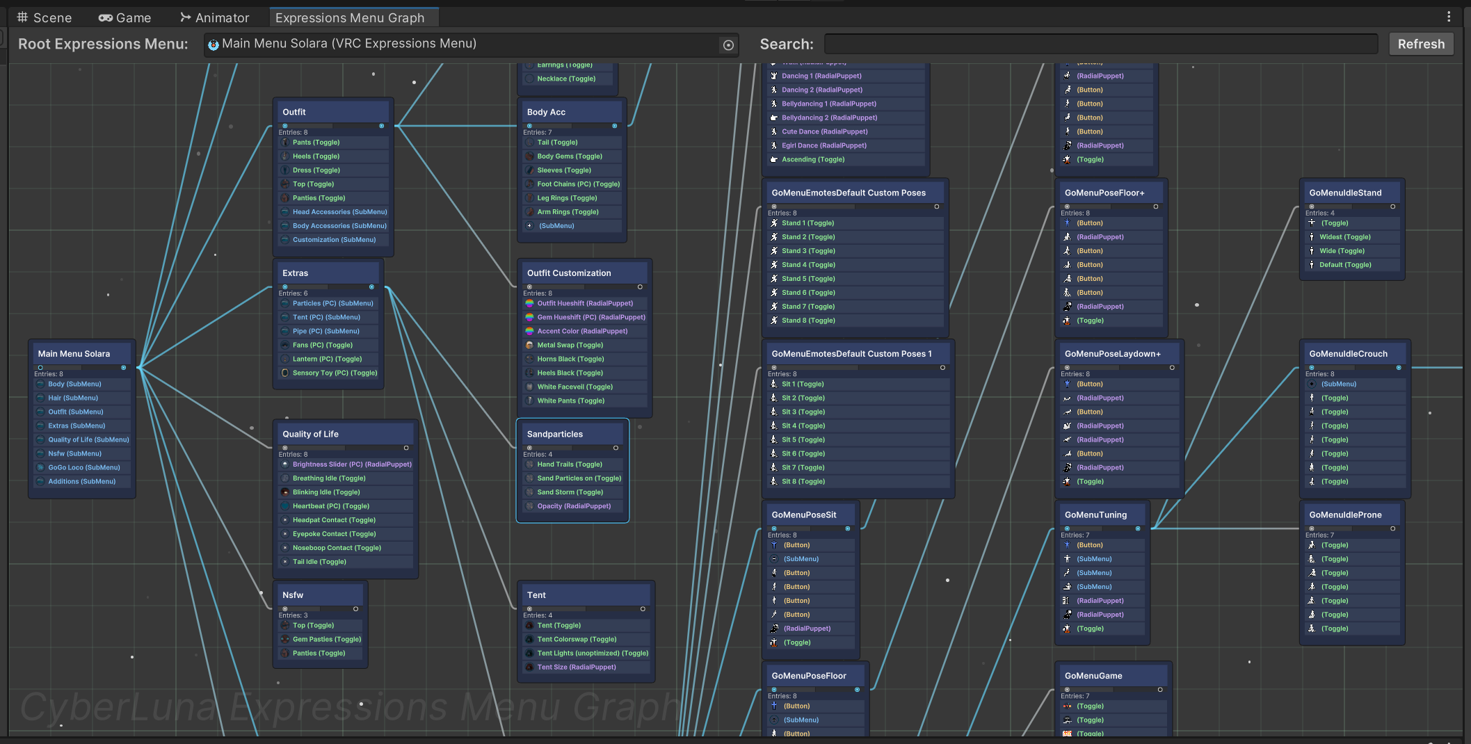 VRC Expressions Menu Graph - Payhip