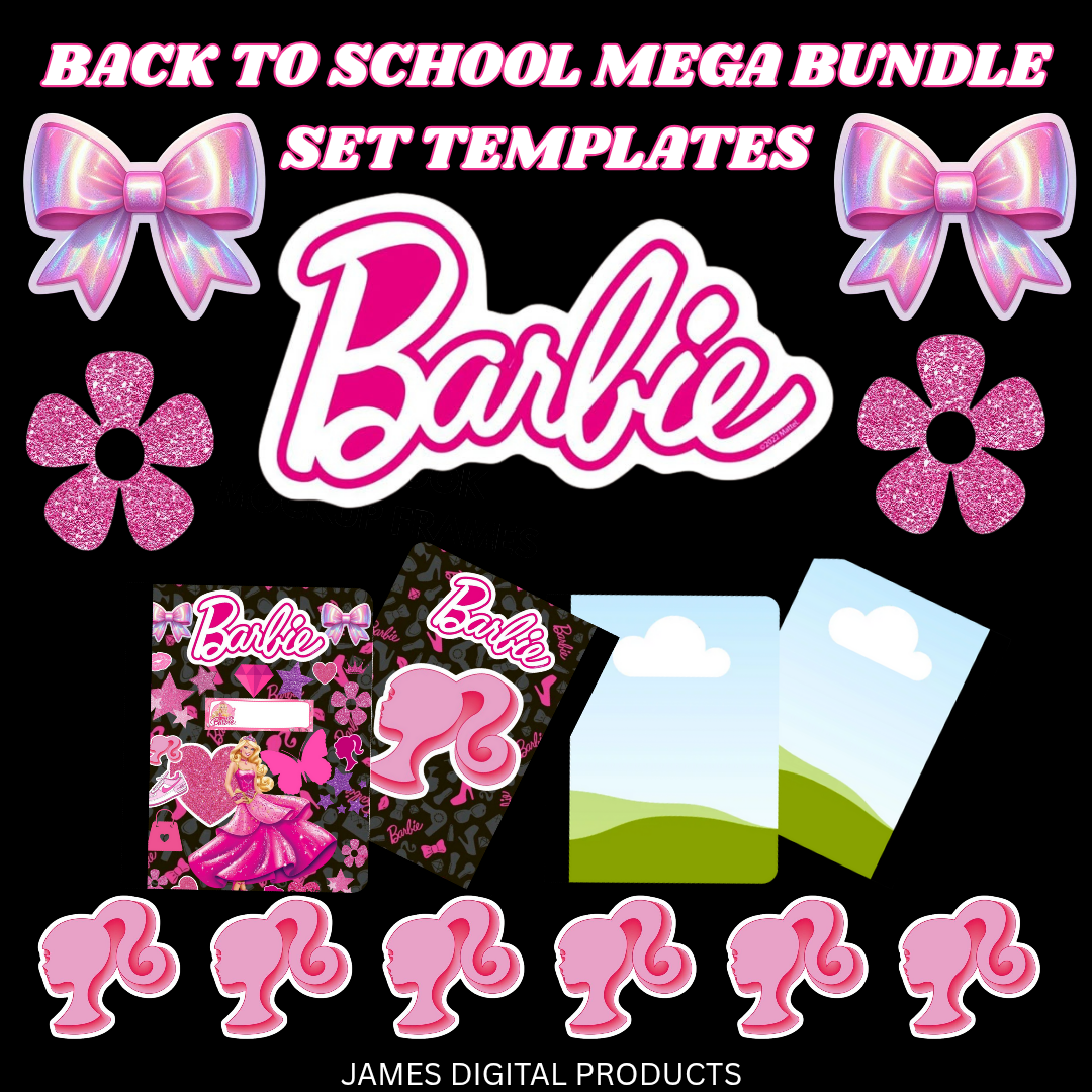 Back to school mega bundle Barbie - Payhip