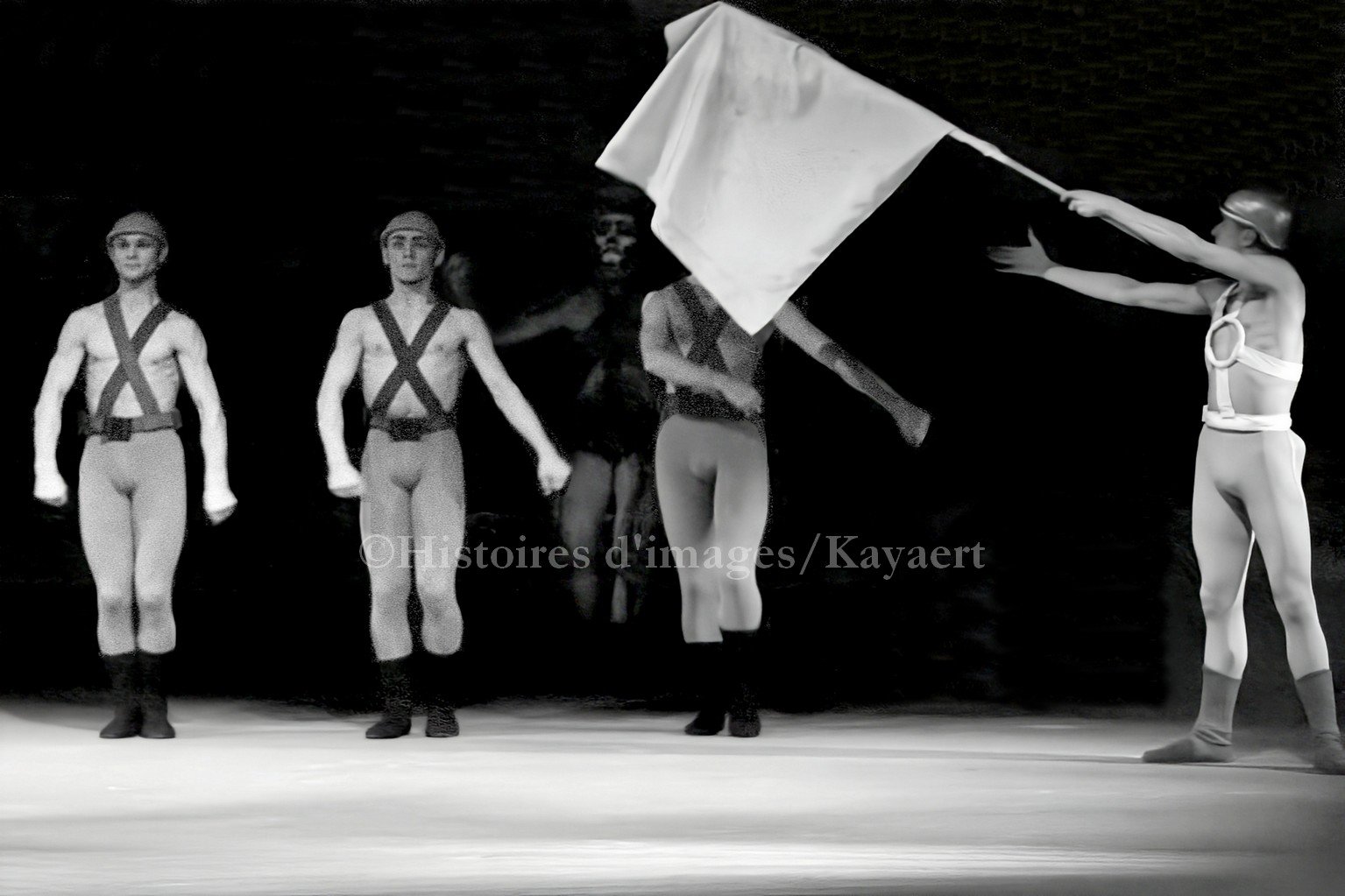 “La Table Verte” – Vintage Ballet Photo by Robert Kayaert (1960s, Black ...