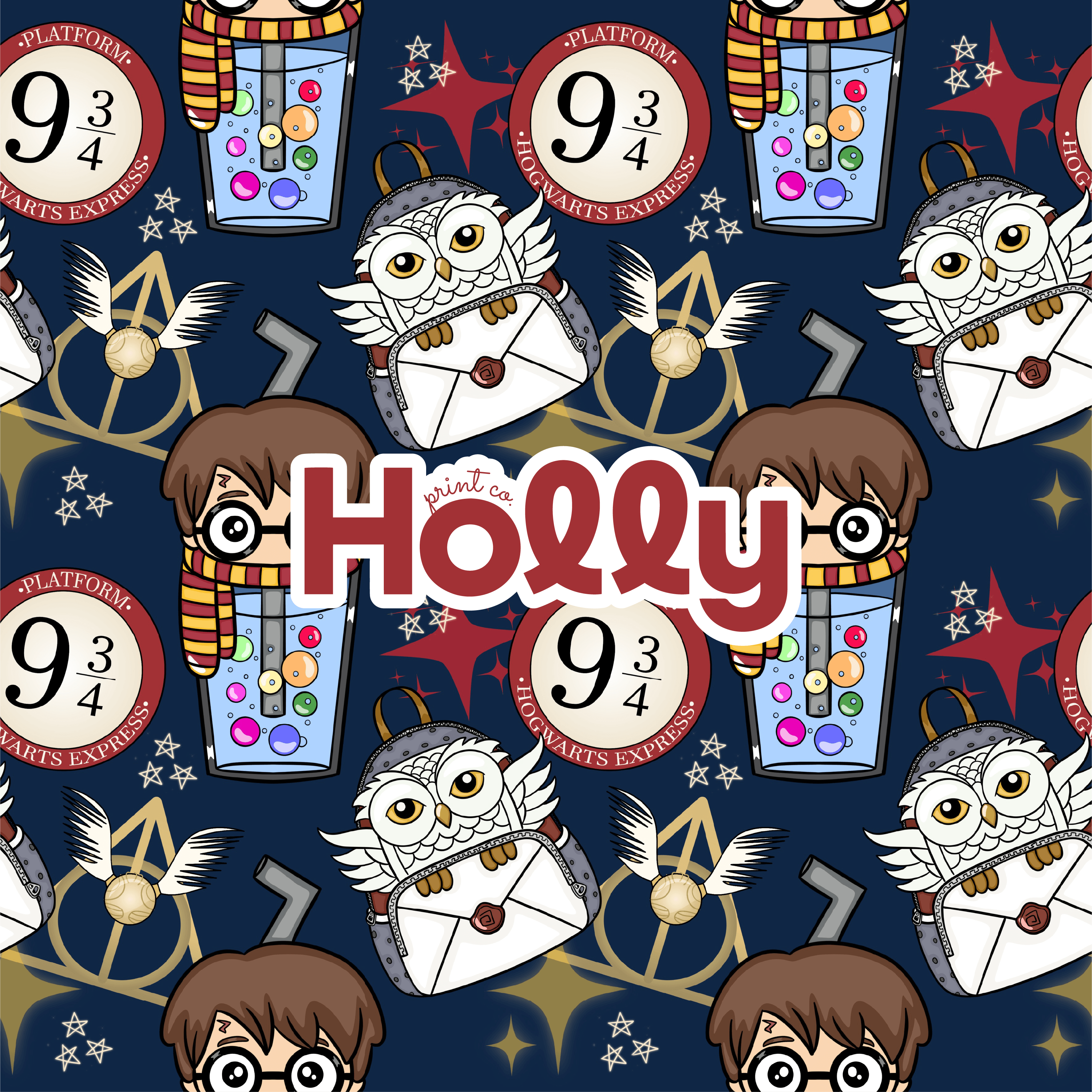 Harry Potter Blue - seamless pattern - Payhip