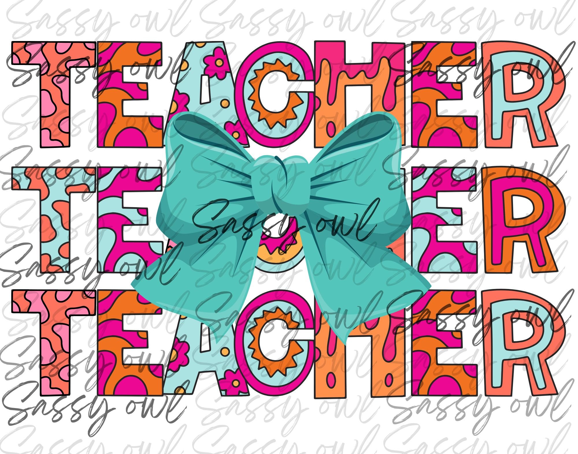 Teacher- with Bow - Payhip