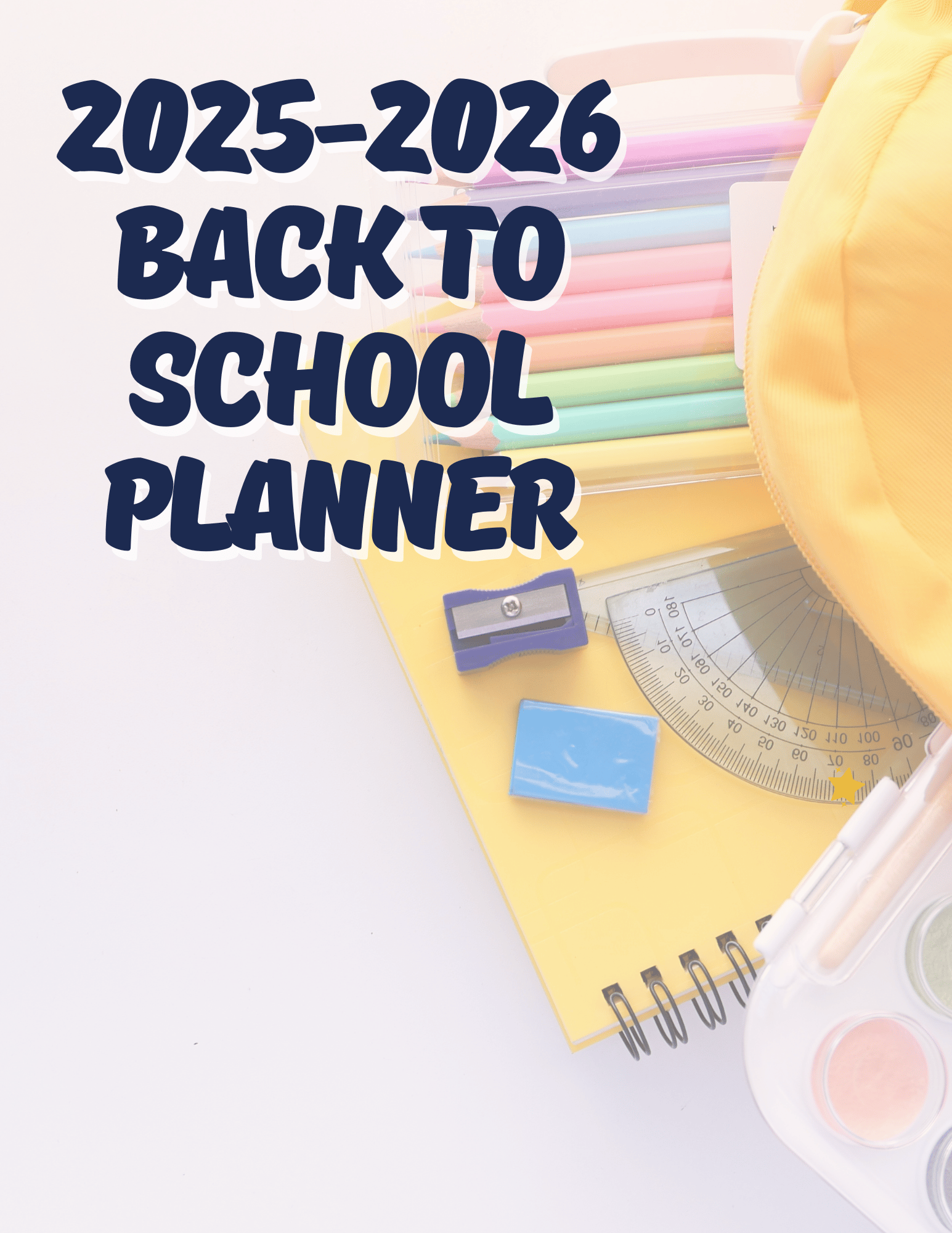 2025-2026 Back To School Planner - Payhip