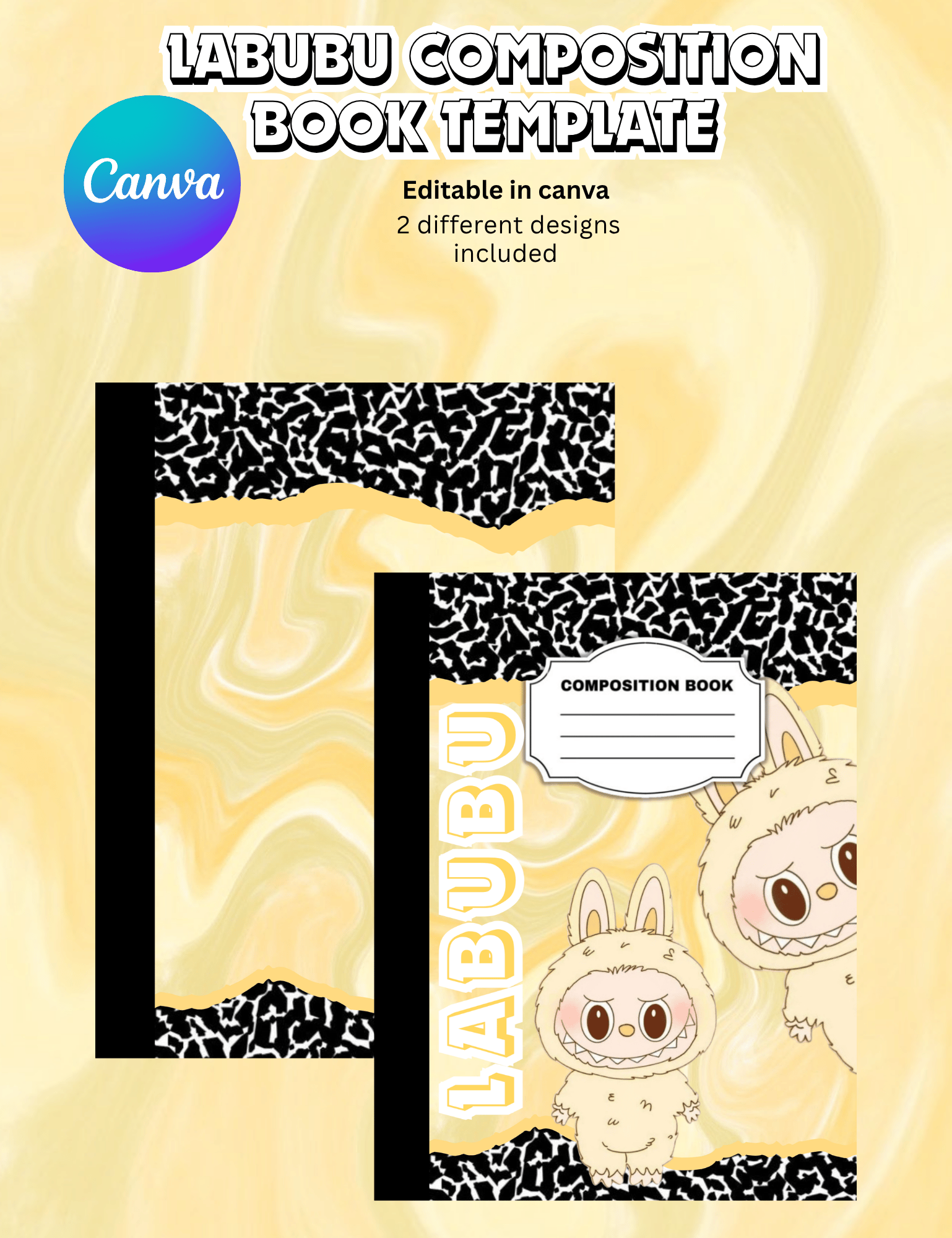 2PCS LABUBU COMPOSITION BOOK - Payhip