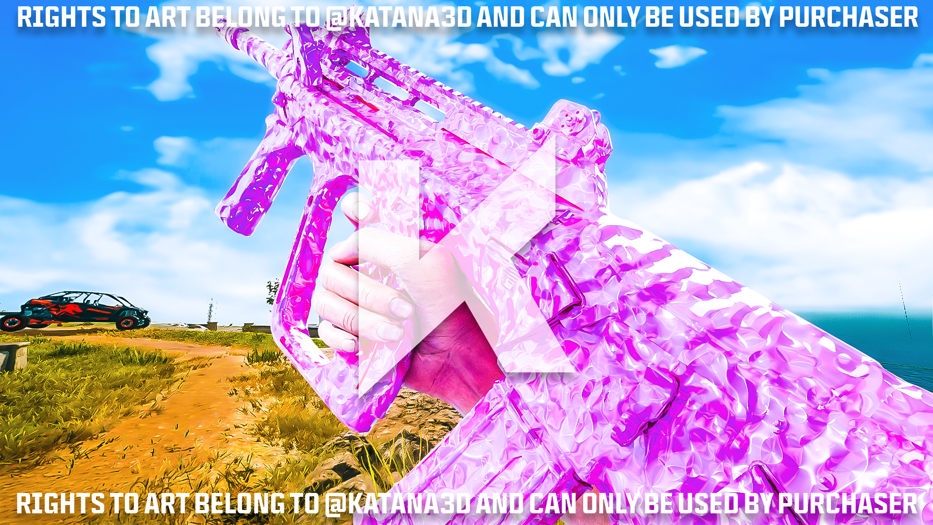 COD/Warzone Thumbnail - Pink Obsidian ABR (Rebirth Verdansk) - Payhip