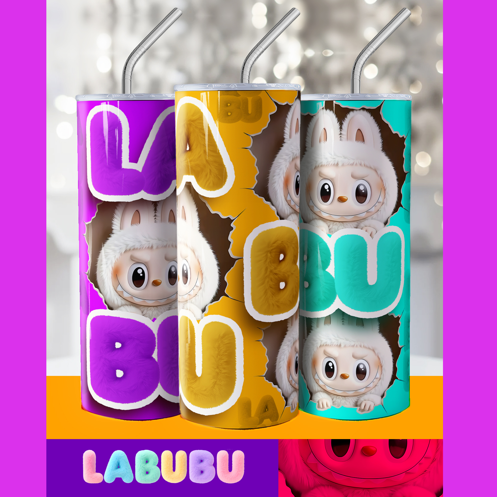 Labubu - Bundle - 13 designs - Payhip