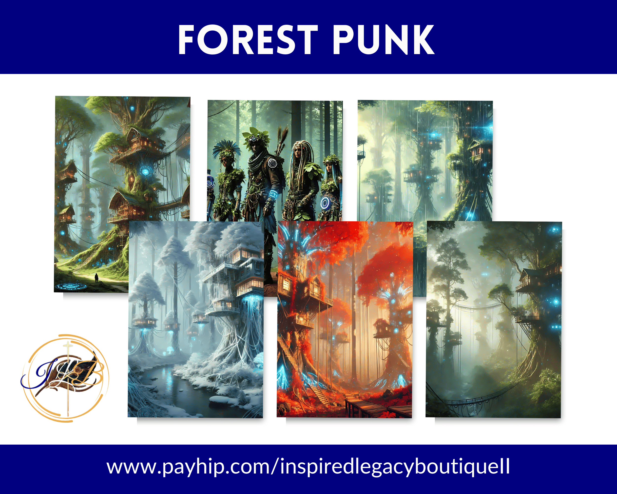 Forest Punk Wall Poster Collection - Payhip