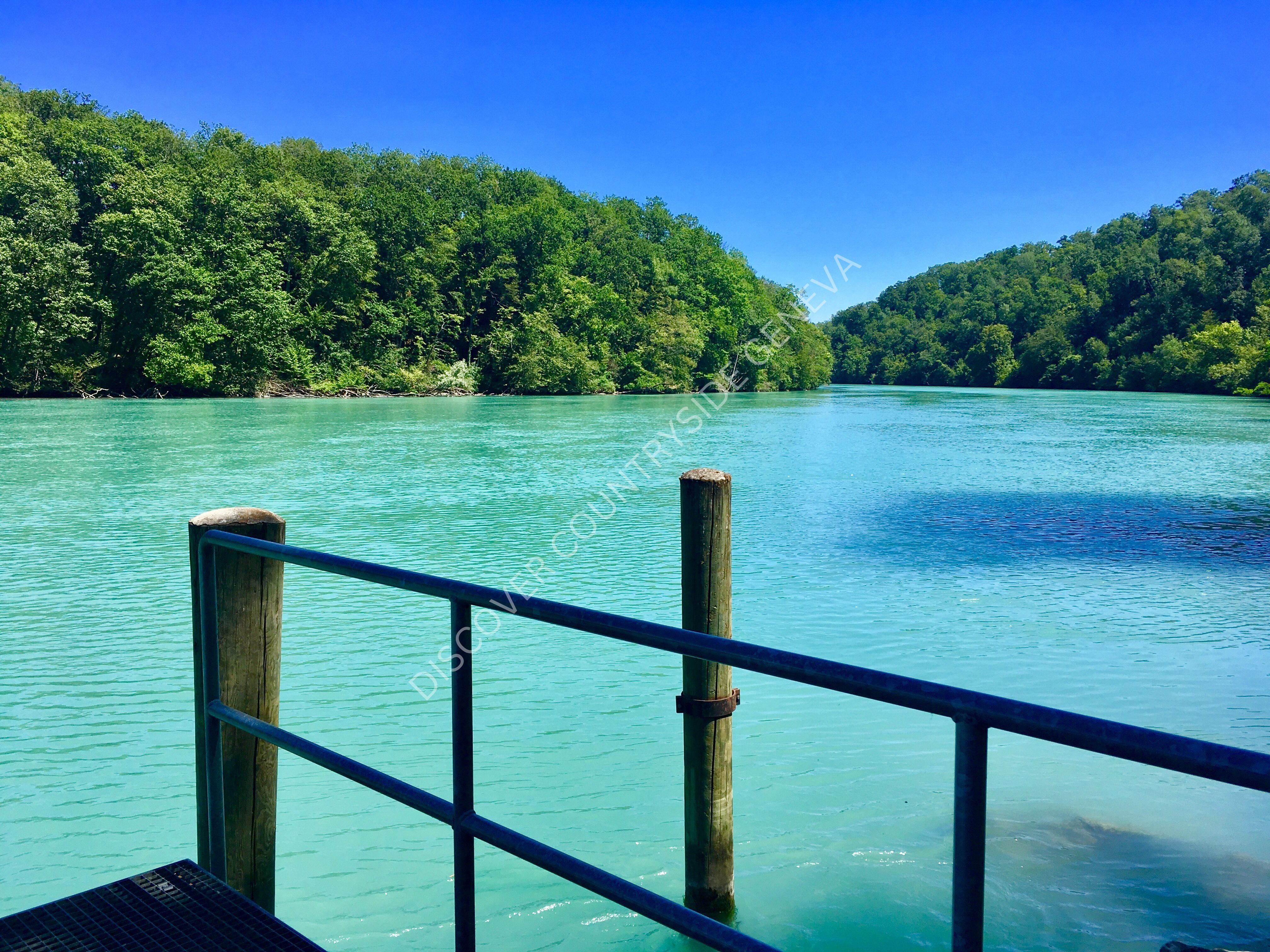 River Rhône Onex Blue Water
