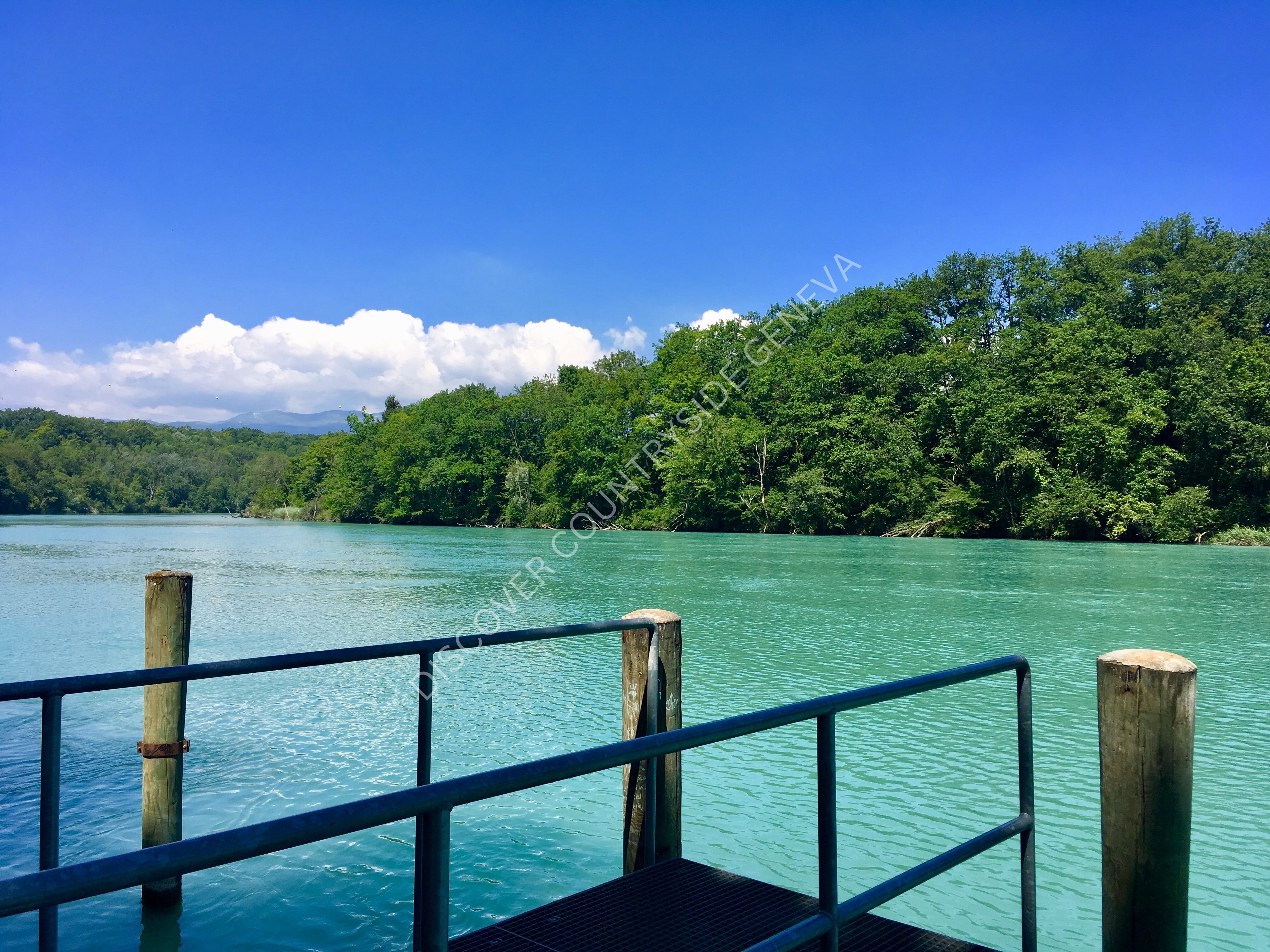 River Rhône Onex Blue Water