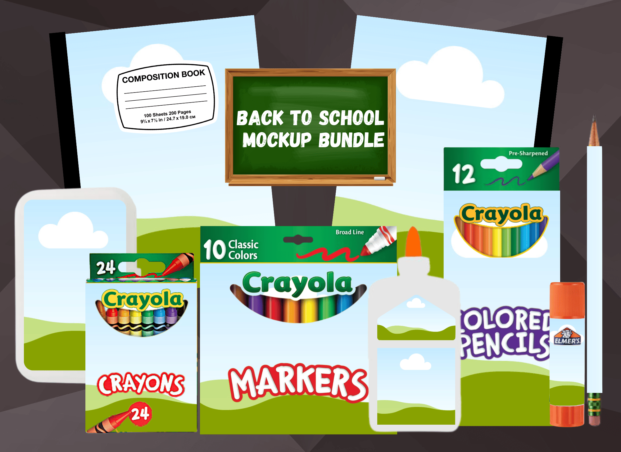 Back to school mockup bundle digital file - Payhip