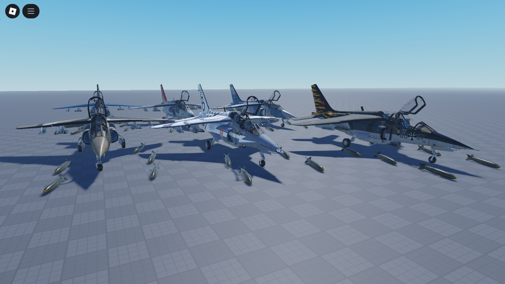 Alpha Jet A Pack – 6 Working Jets for Roblox Combat Games