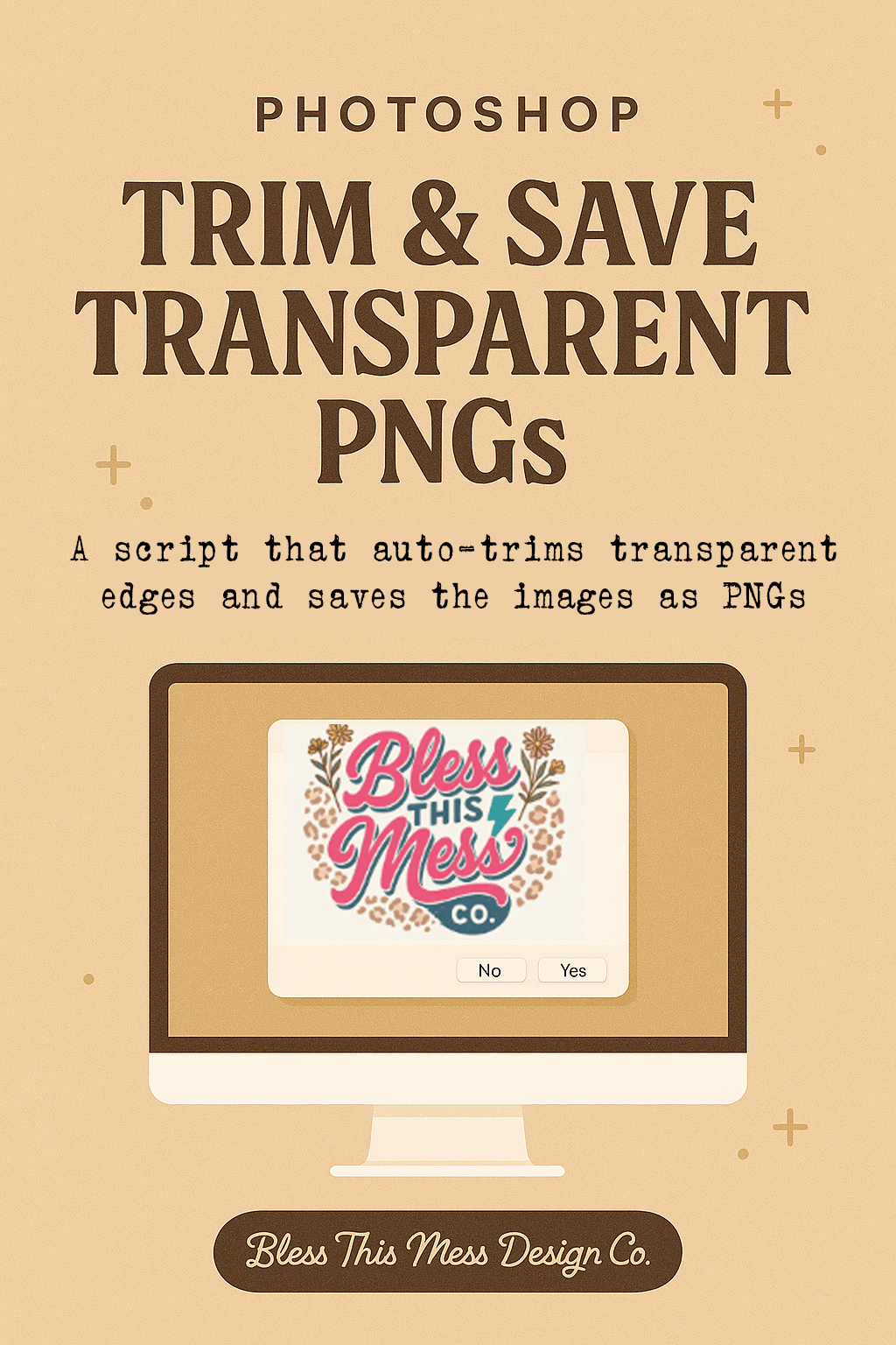 Photoshop Script – Auto Trim Transparent PNGs | Instant Download JSX ...