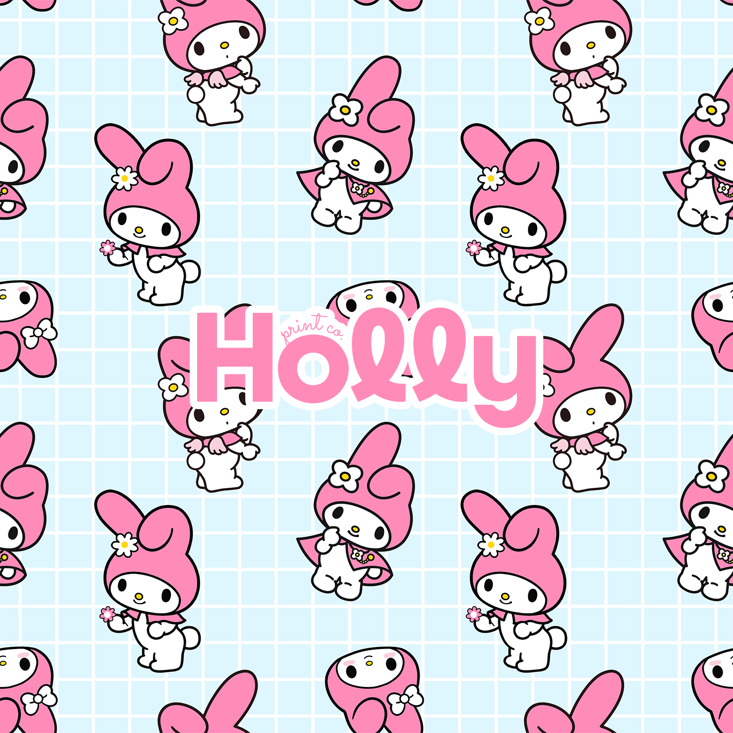 My melody blue - seamless pattern - Payhip