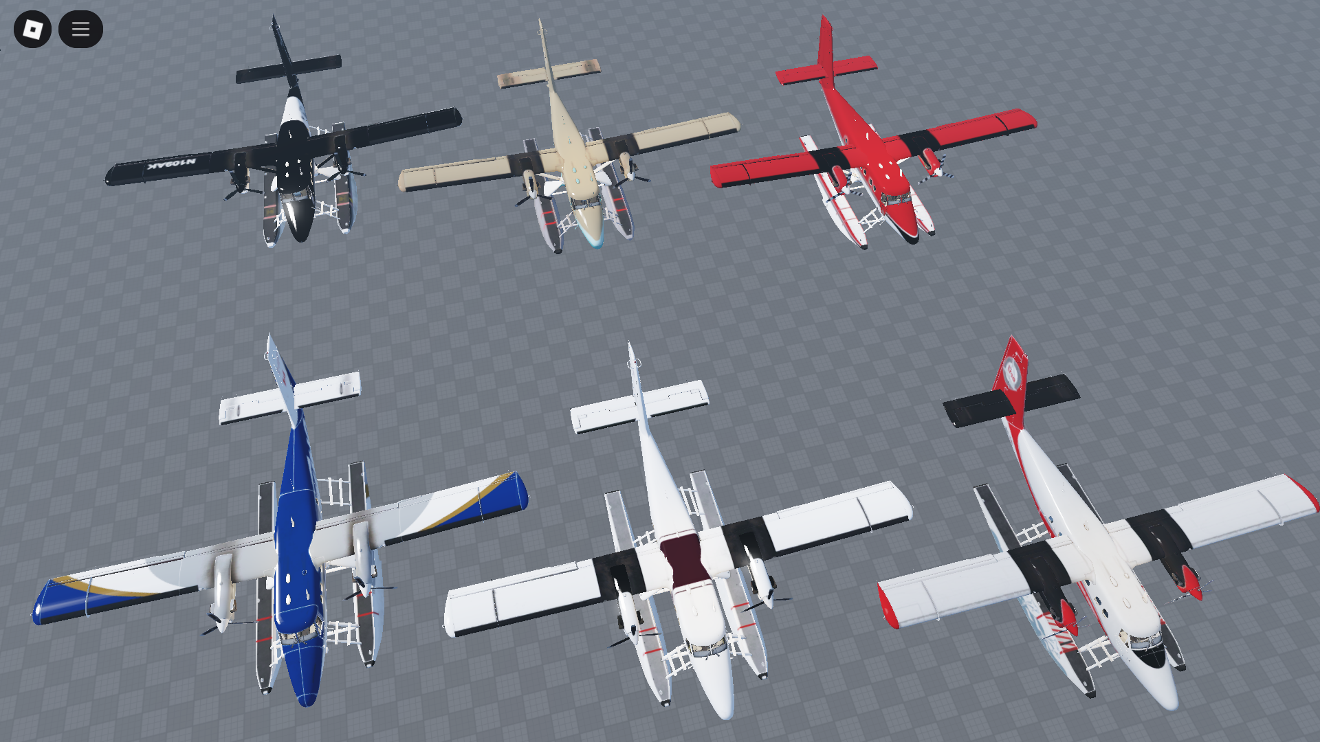 DHC-6 Pack – 13 Working Roblox Twin Otter Aircraft