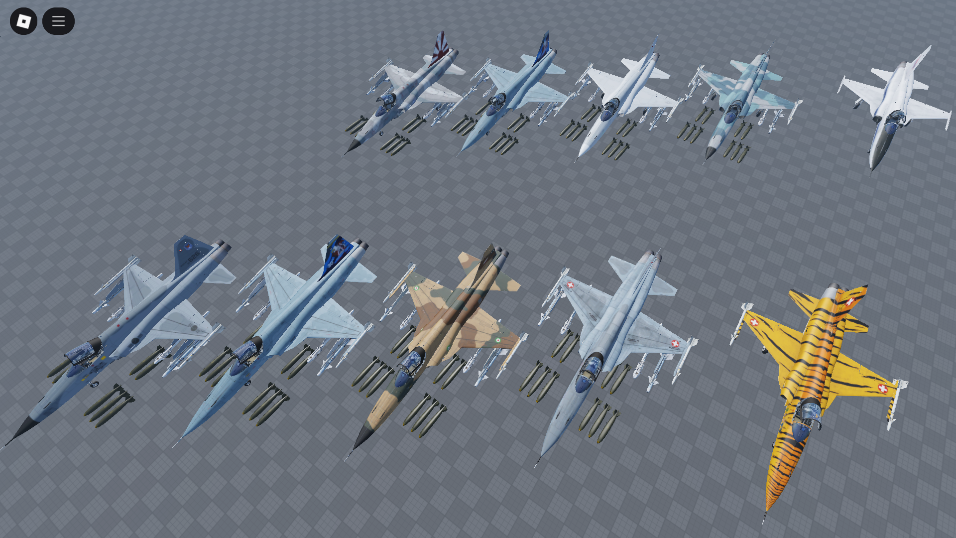 F-5E Pack – 10 Working Roblox Fighter Jets