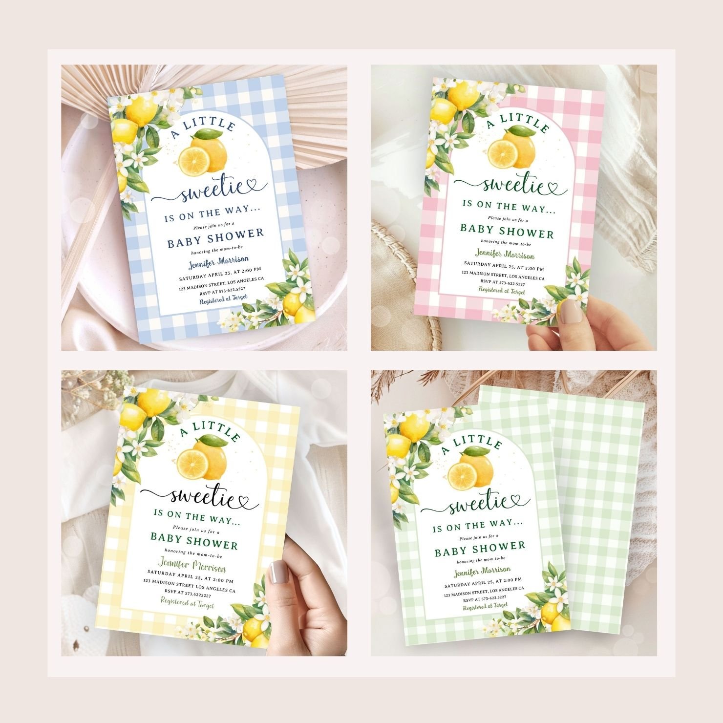 EditYourParty - CITRUS Baby Shower