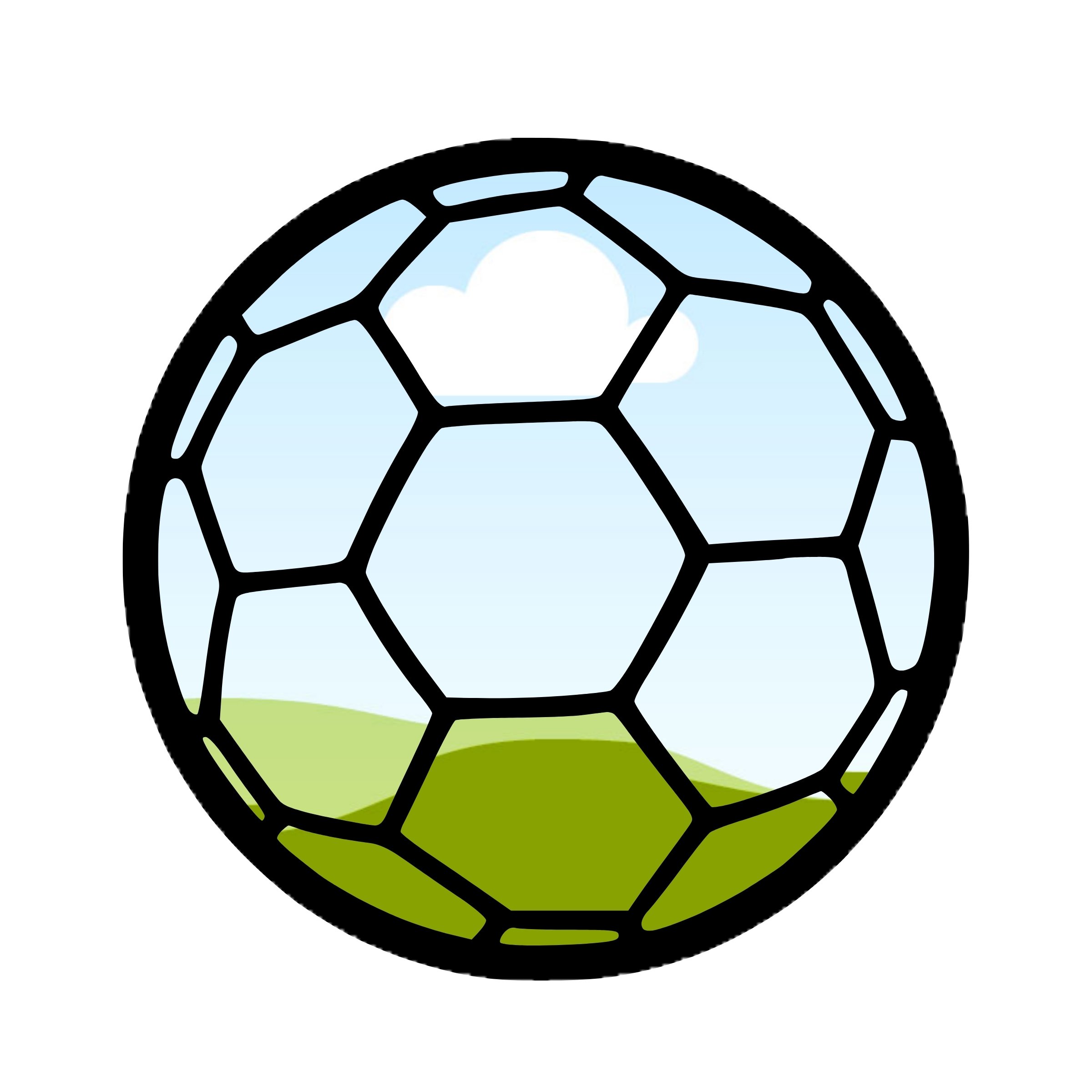 Soccer Ball Frame | Drag & Drop Color Frames for Game Day Designs