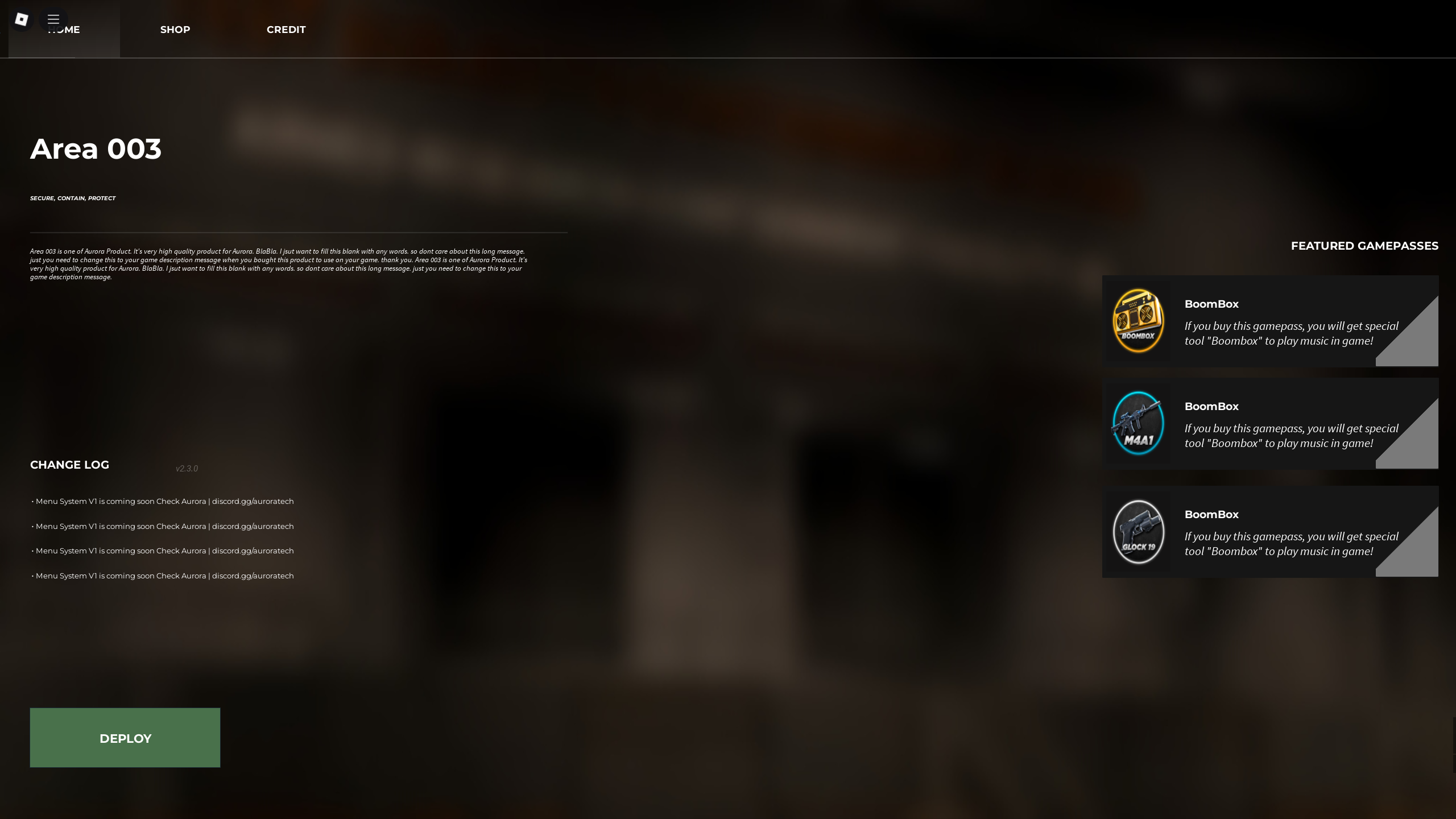 Buy Roblox UI Templates & GUI Packs | Menus, Shops, HUDs and Game ...