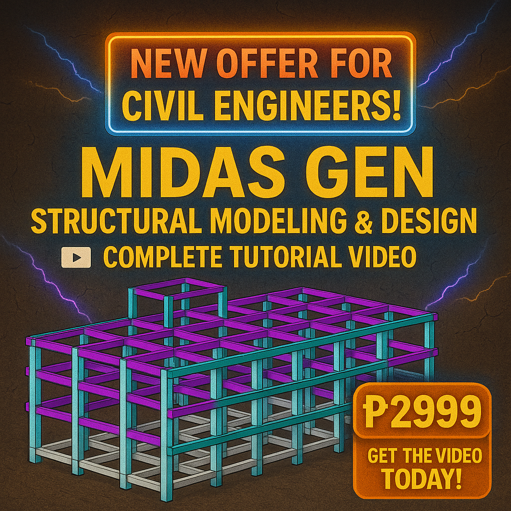 TUTORIAL 12: MIDAS GEN - STRUCTURAL ANALYSIS AND DESIGN OF THREE STOREY ...