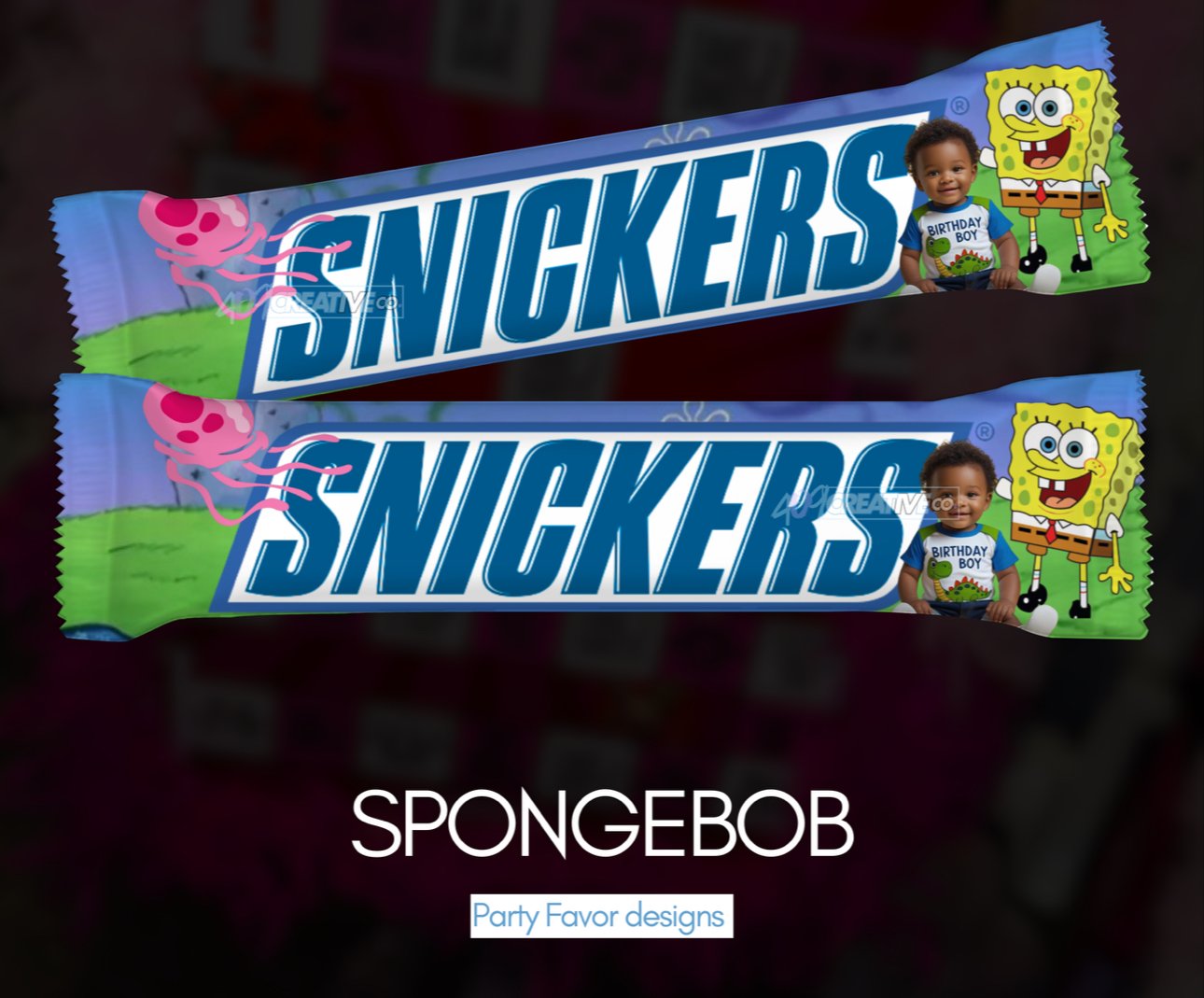 SpongeBob Snickers Label - Payhip