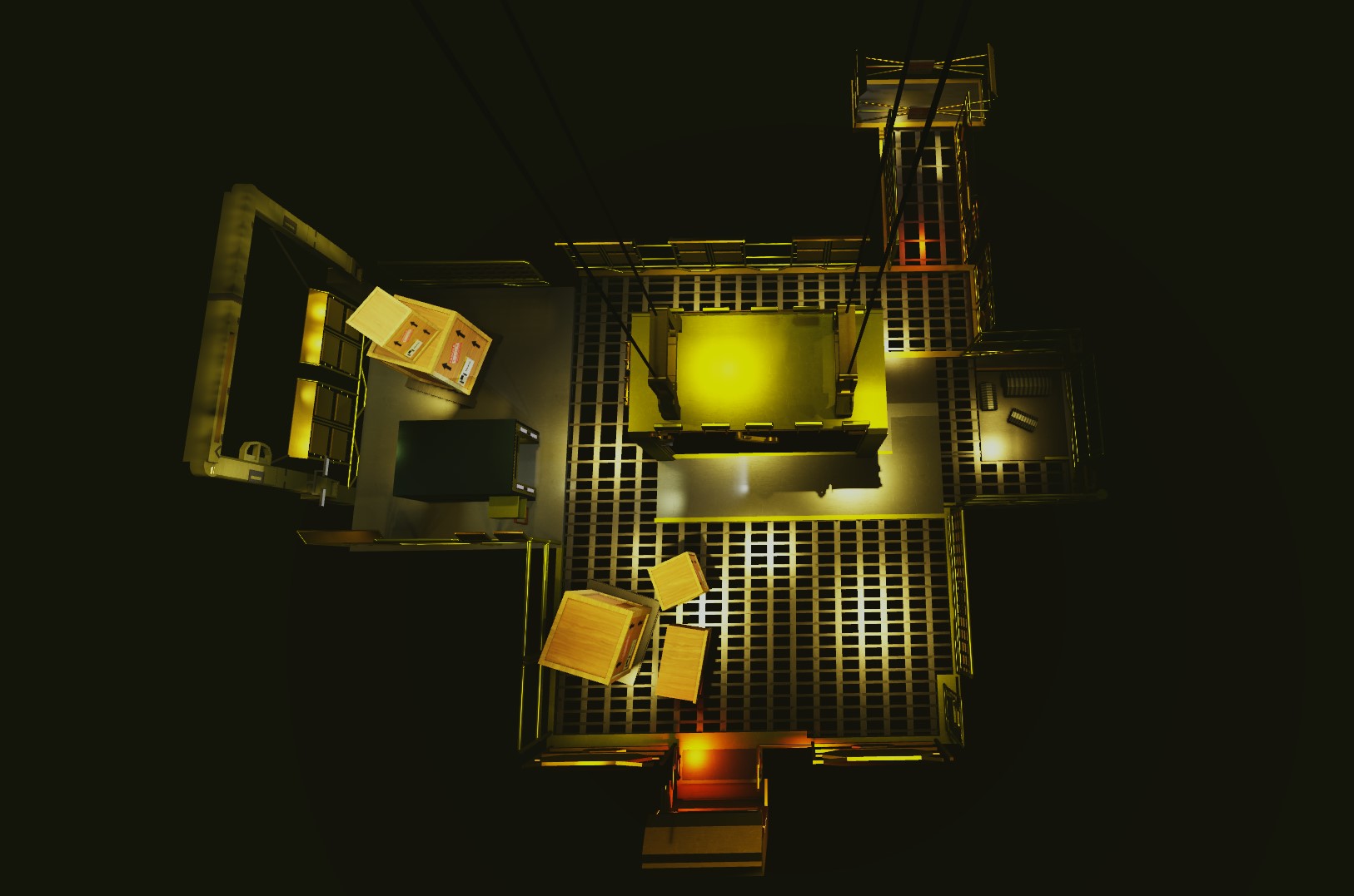 Roblox Sci-Fi Cargo Loading Bay – Industrial Freight Platform Map