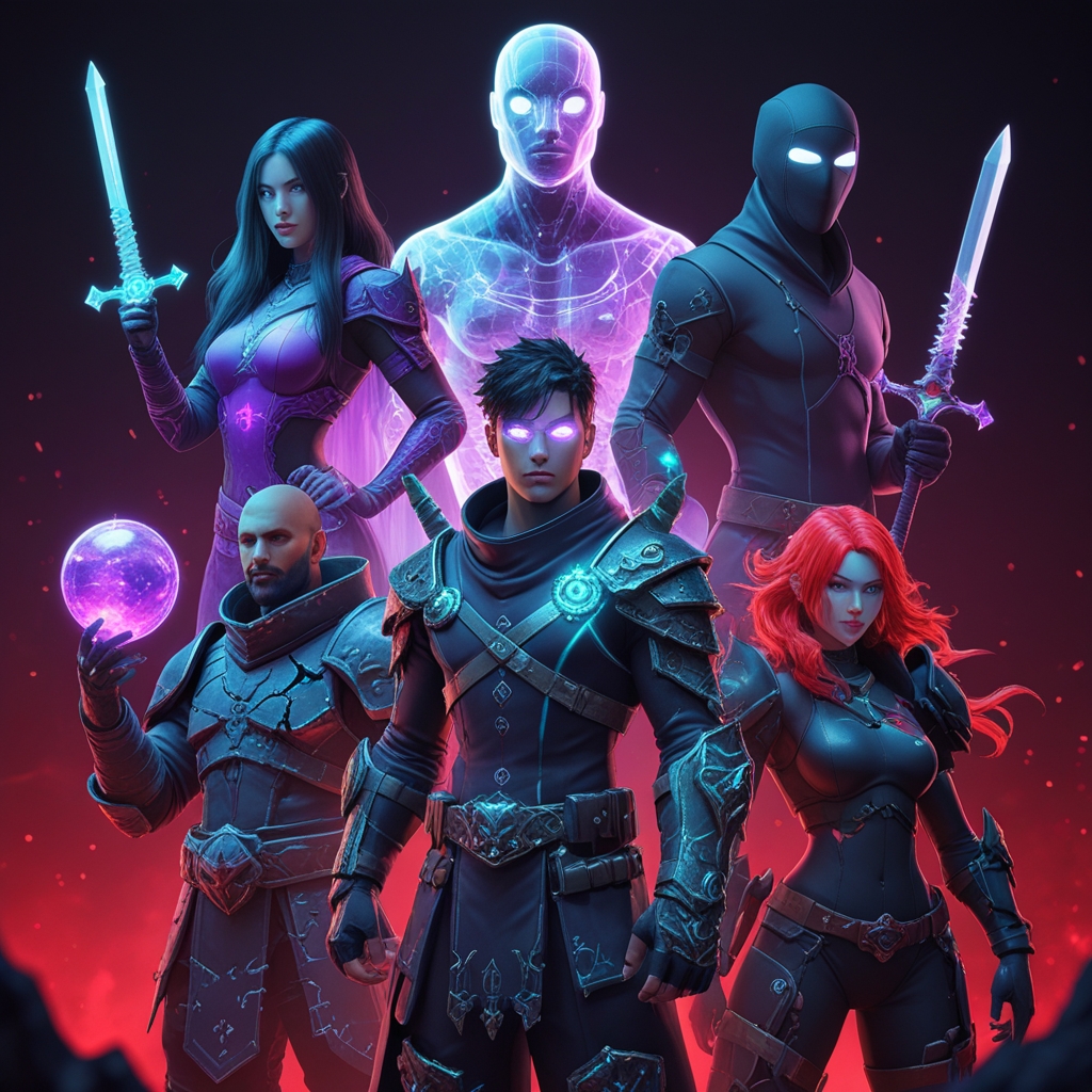 Group of fantasy characters - Payhip