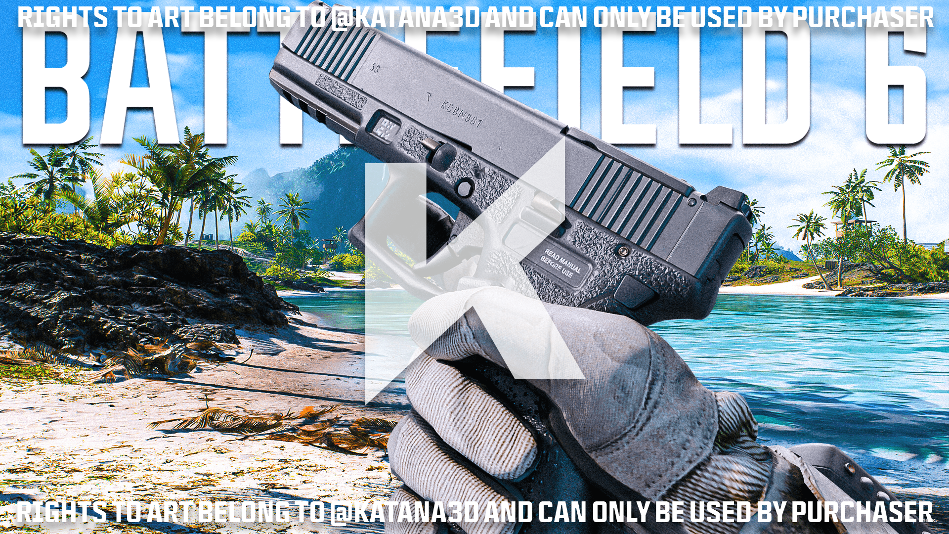 Battlefield Thumbnail - GGH/Glock Beta (Text NO Text) - Payhip