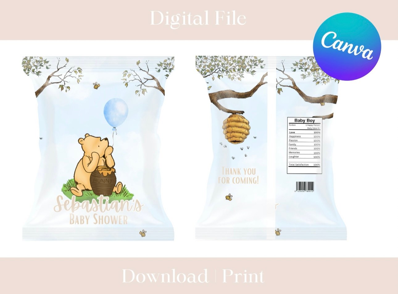 Winnie the Pooh Chip Bag - Payhip