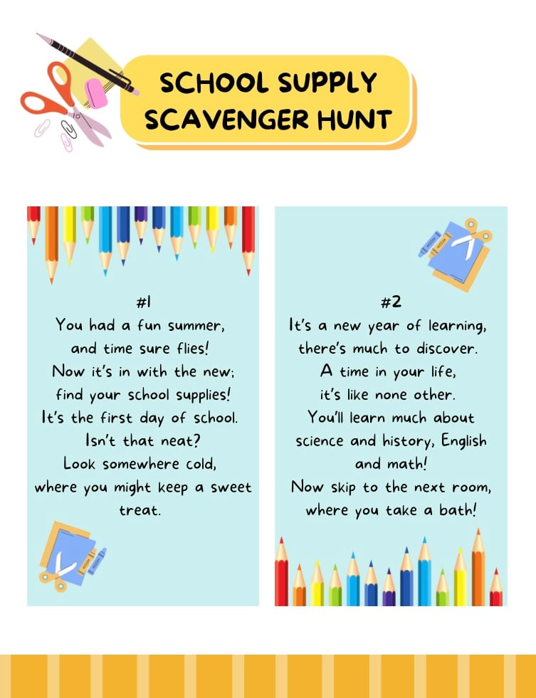 School Supply Scavenger Hunt - Payhip