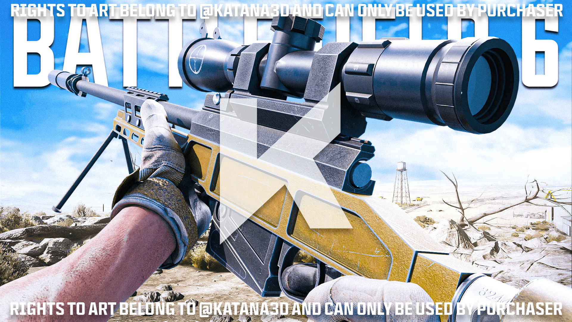 Battlefield Thumbnail - SV98 Sniper Beta (Text NO Text) - Payhip