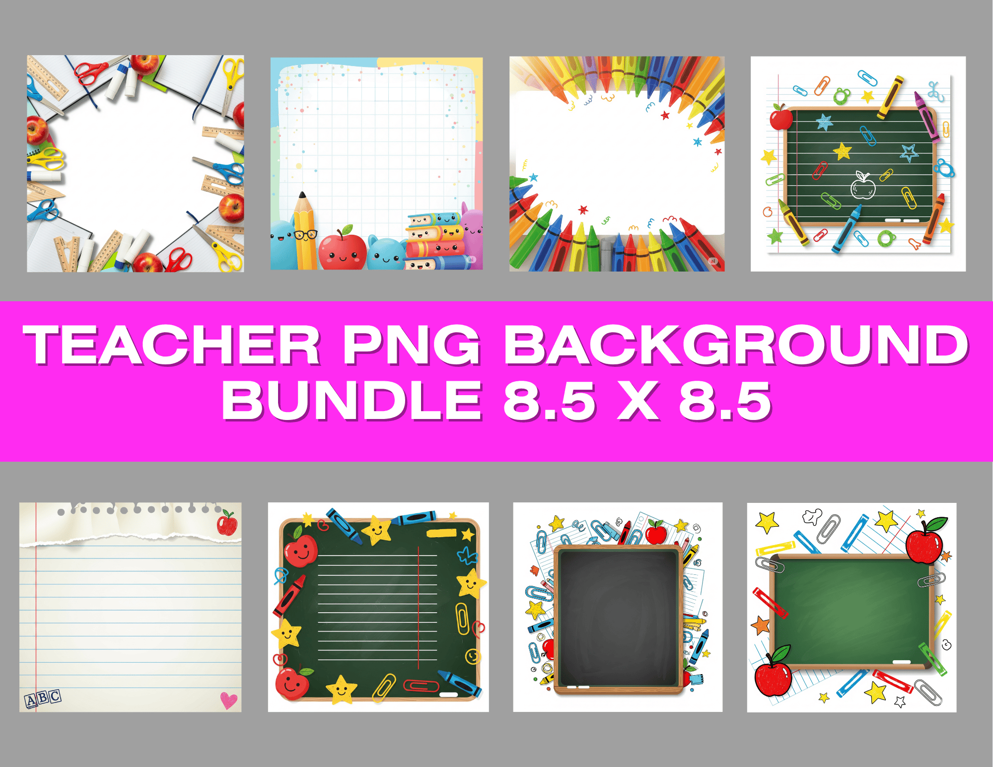 Teacher Background Bundle - Payhip