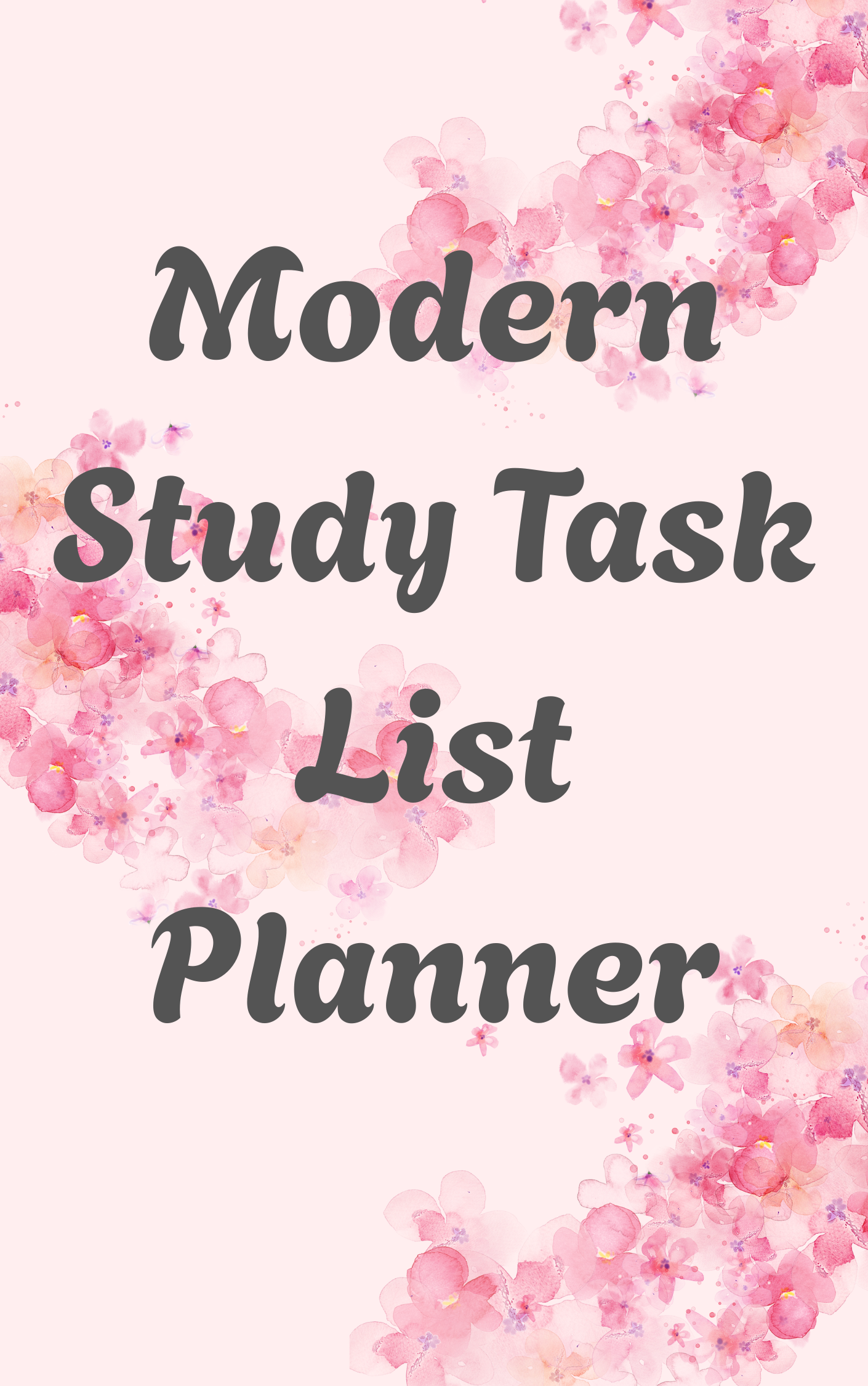 Modern Study Task List Planner - Payhip