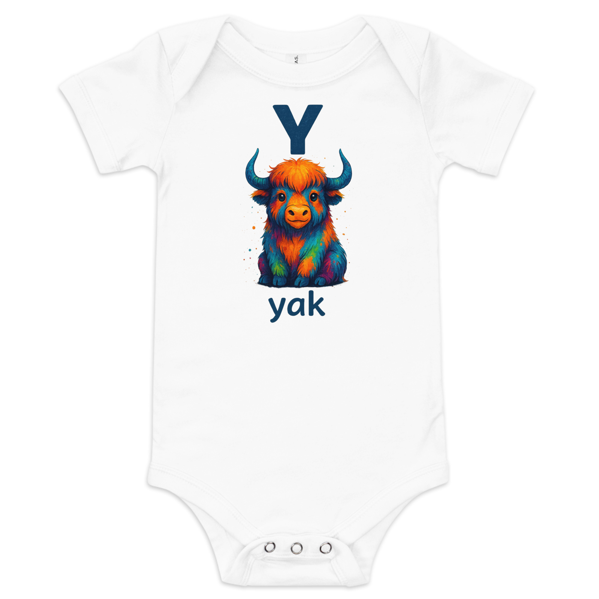 Crayon-Style Animal Illustration Yak – 200 DPI PNG (Baby & Adult ...