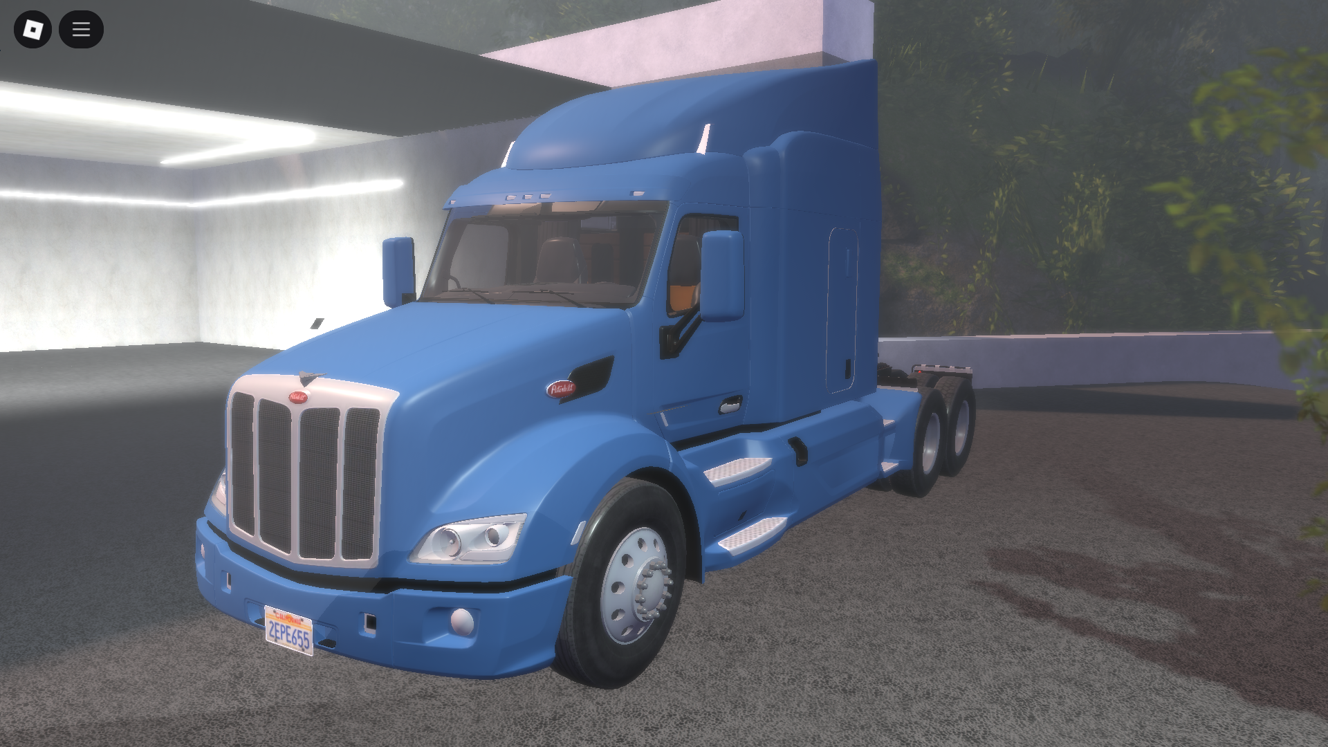 FREE Peterbilt 579 Dropdeck Trailer – Driveable Truck with Driver Bed ...