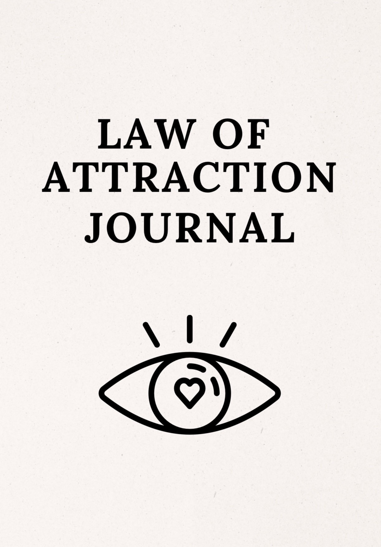 Law of Attraction Manifestation Journal – 40 Pages | Editable Canva ...
