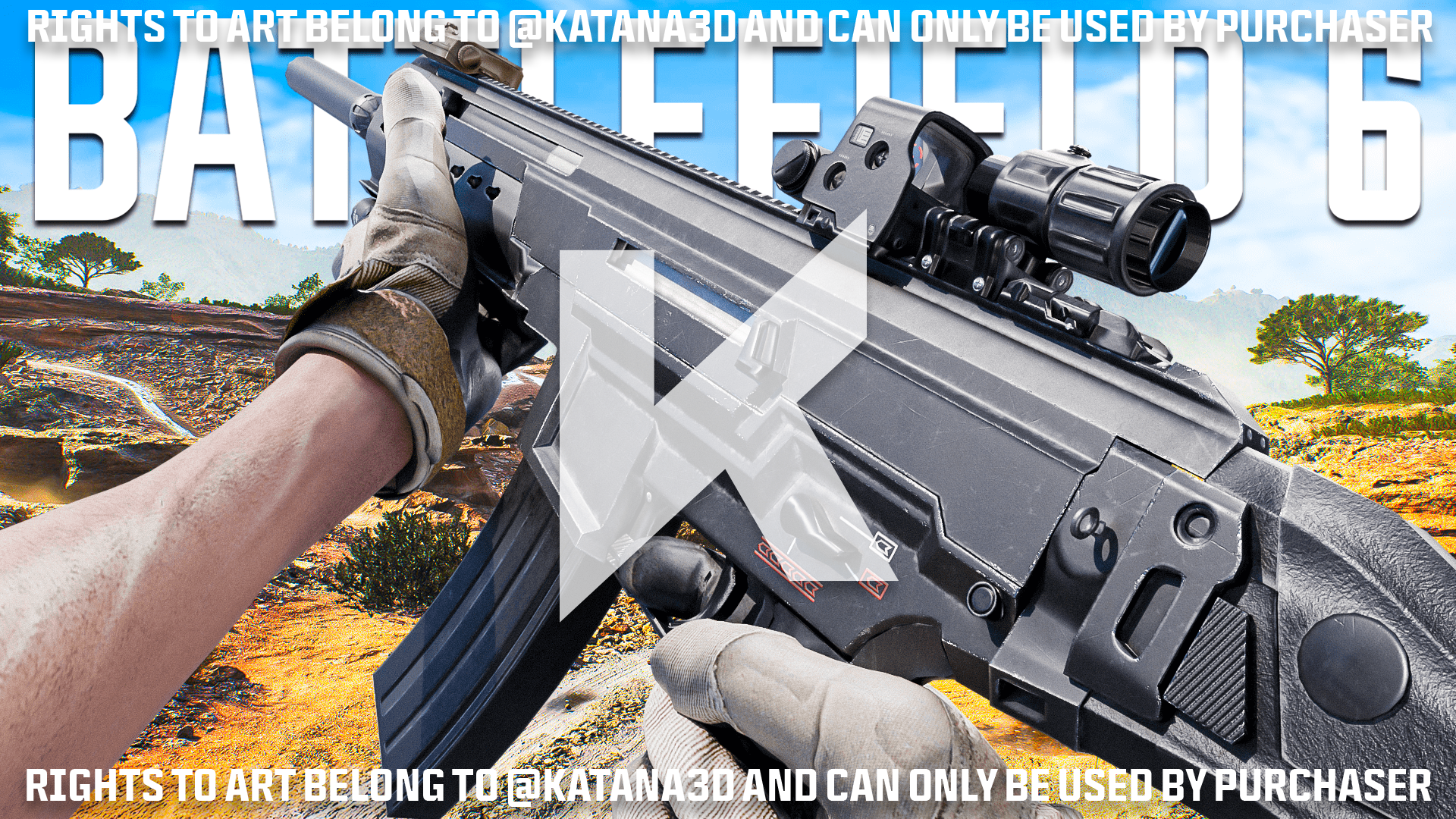 Battlefield Thumbnail - M433 Beta (Text NO Text) - Payhip