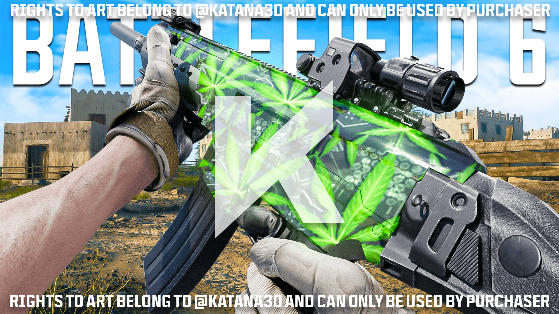 Battlefield Thumbnail - Green Leaf M433 Beta (Text NO Text) - Payhip