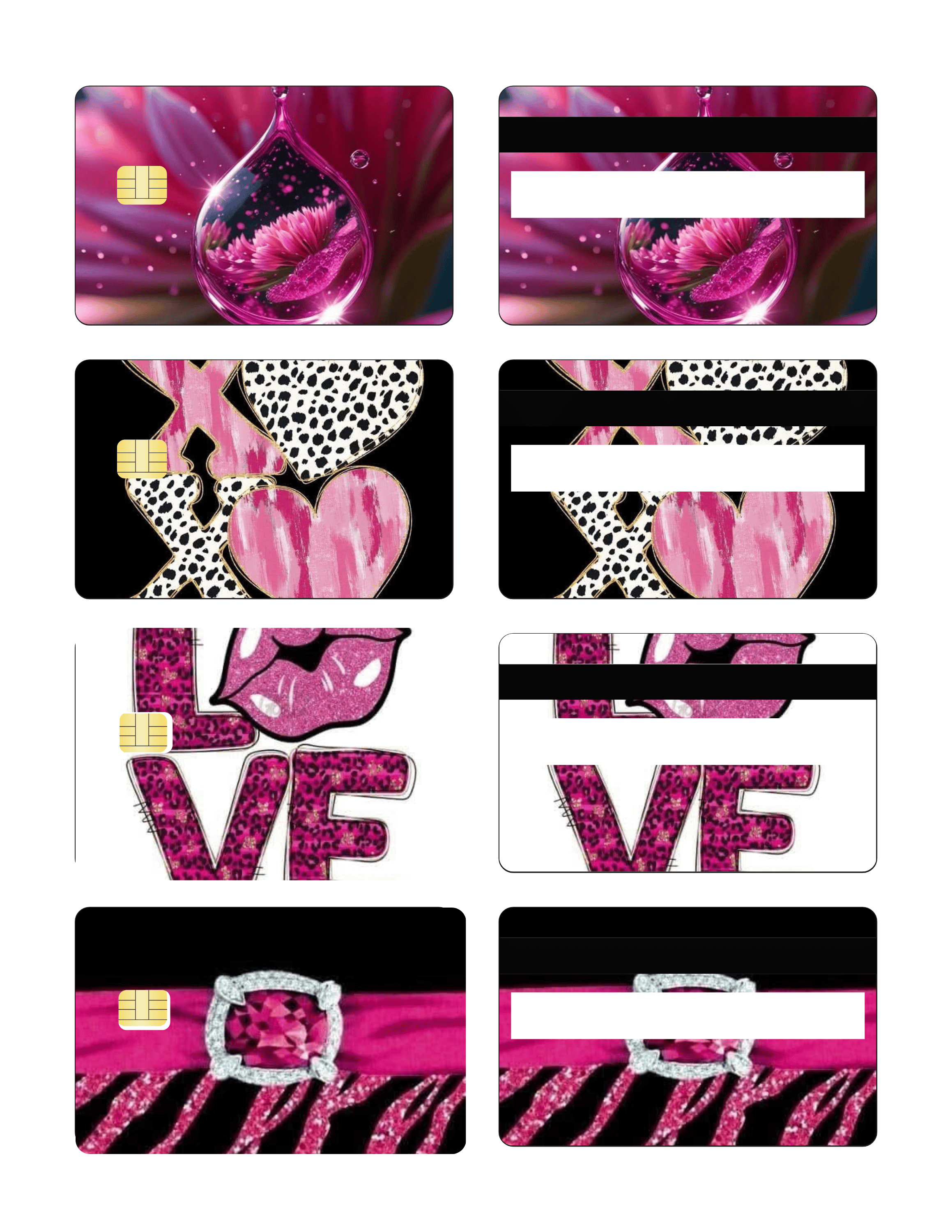 24 Pixie Pink Debit Card Cover Designs - Payhip