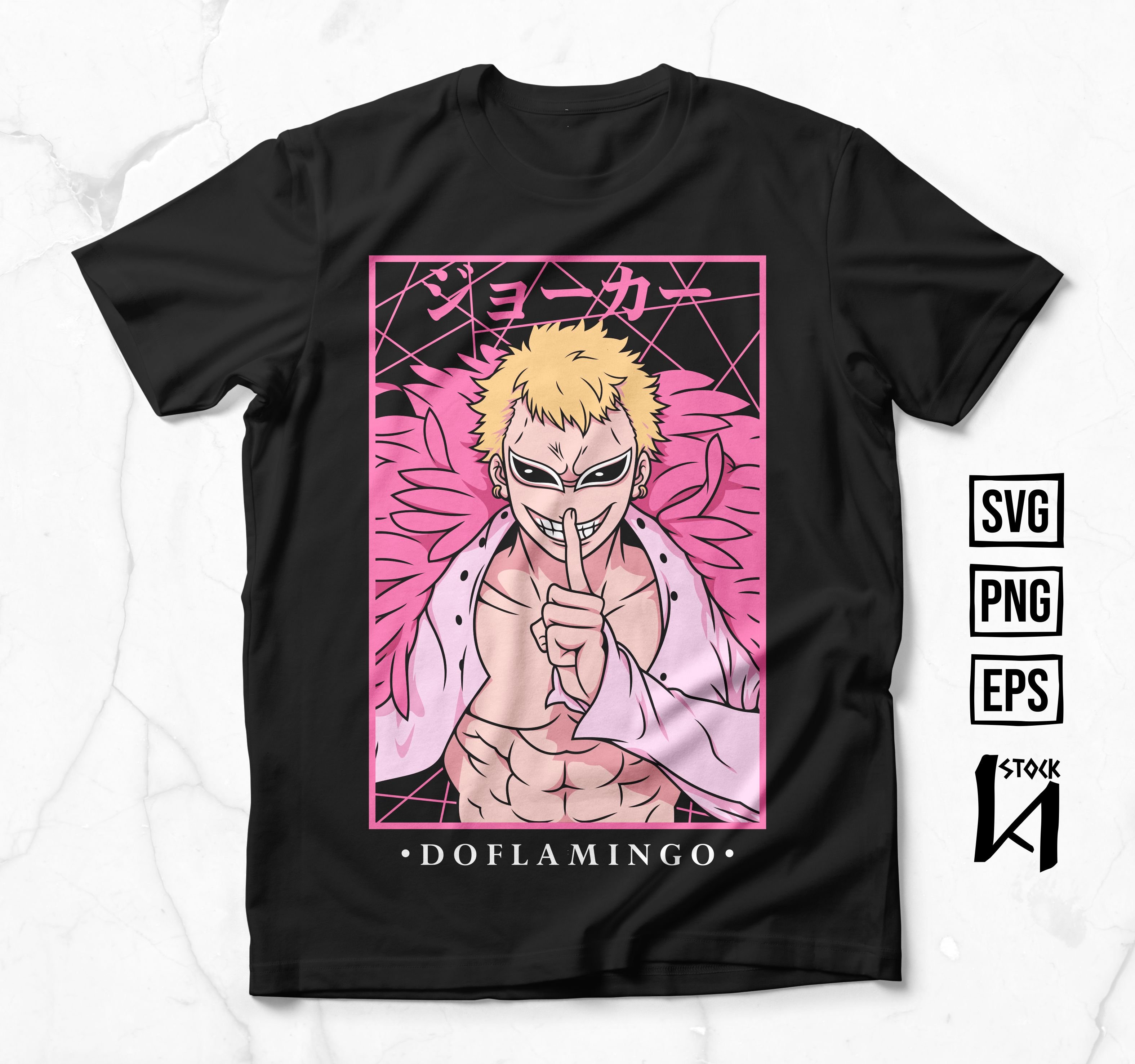 One Piece - Doflamingo Anime Vector Files - Payhip