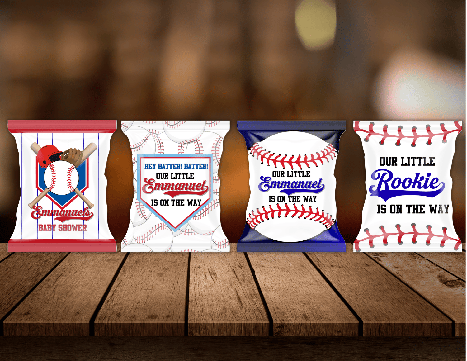 Baseball Chip Bag Templates - Payhip