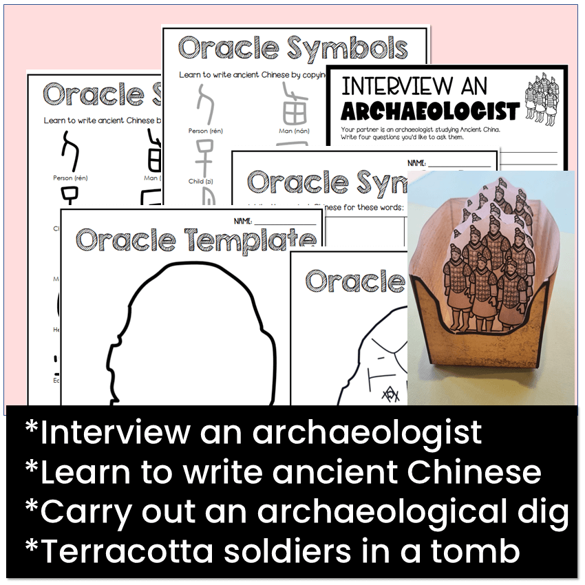 Ancient China Art Hands-on Shang Dynasty Activities 2nd, 3rd, 4th, 5th ...