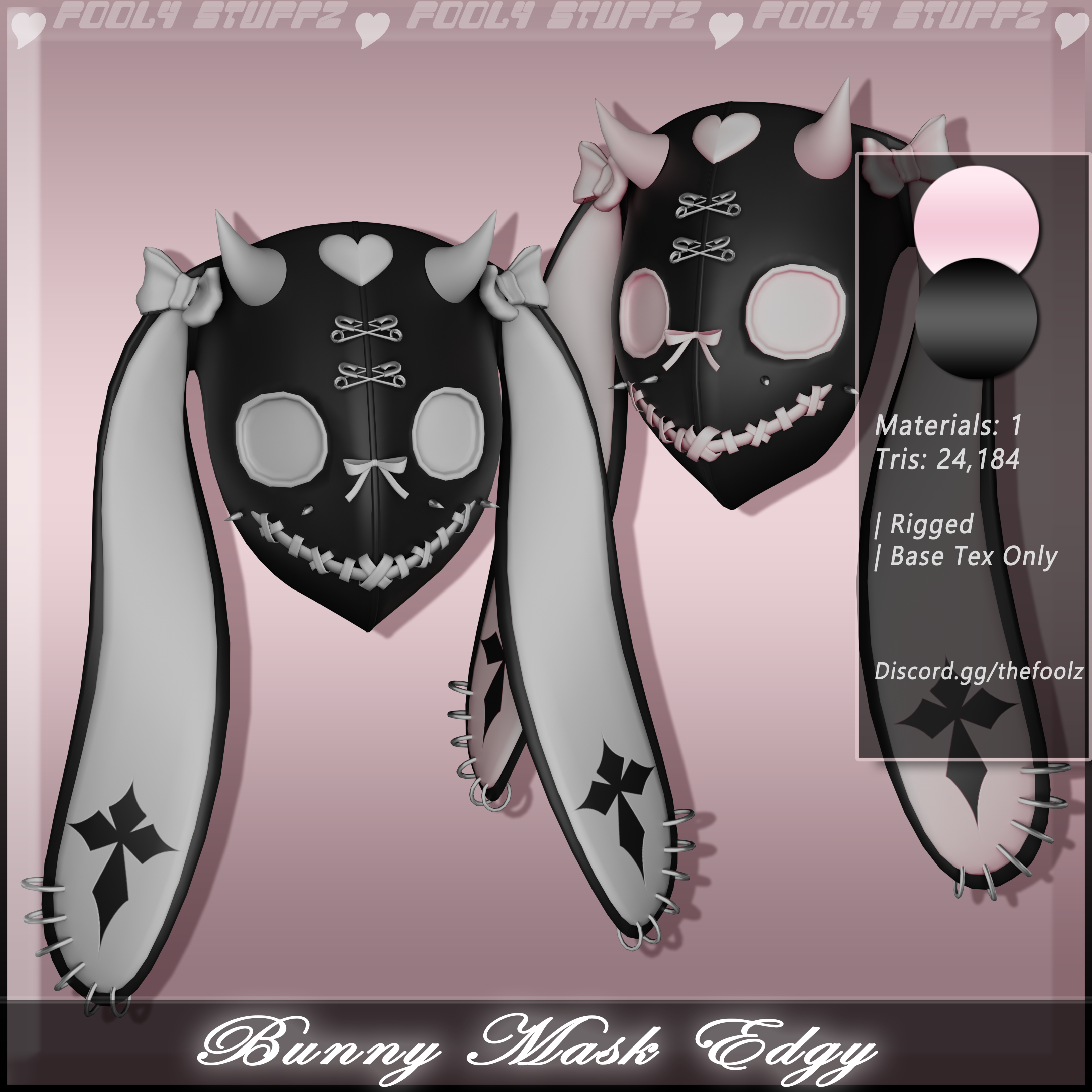 Bunny Mask Edgy ♡ [Commercial Use] - Payhip