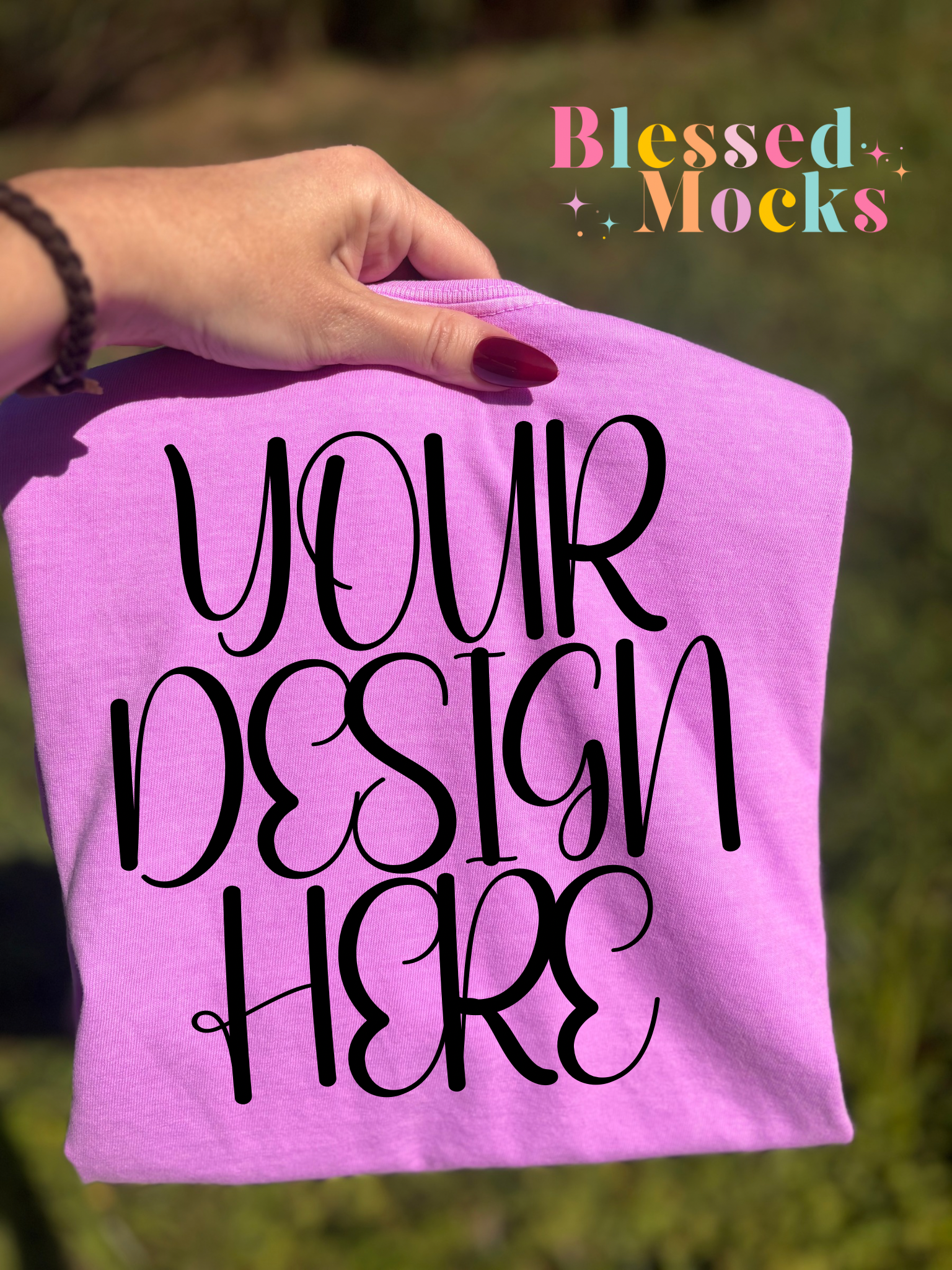 Comfort colors neon violet Mock Up- IRL - Payhip