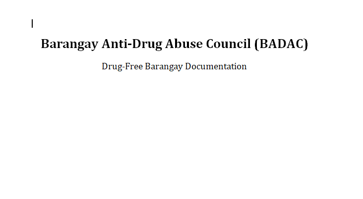 BADAC TABLE OF CONTENT AND FOLDER NO. 1 TEMPLATES FORMS - Payhip