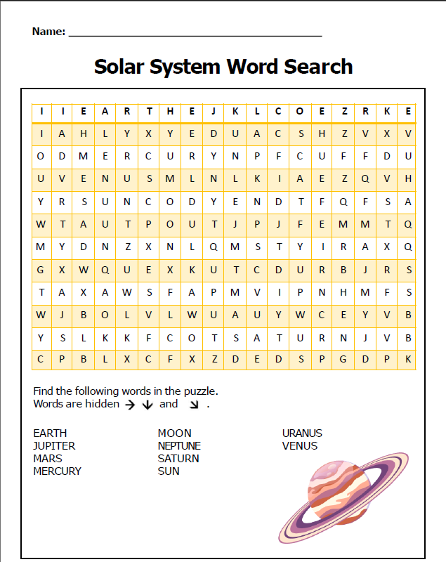 Celestial Explorations: Solar System Activities for Preschoolers – Fun ...
