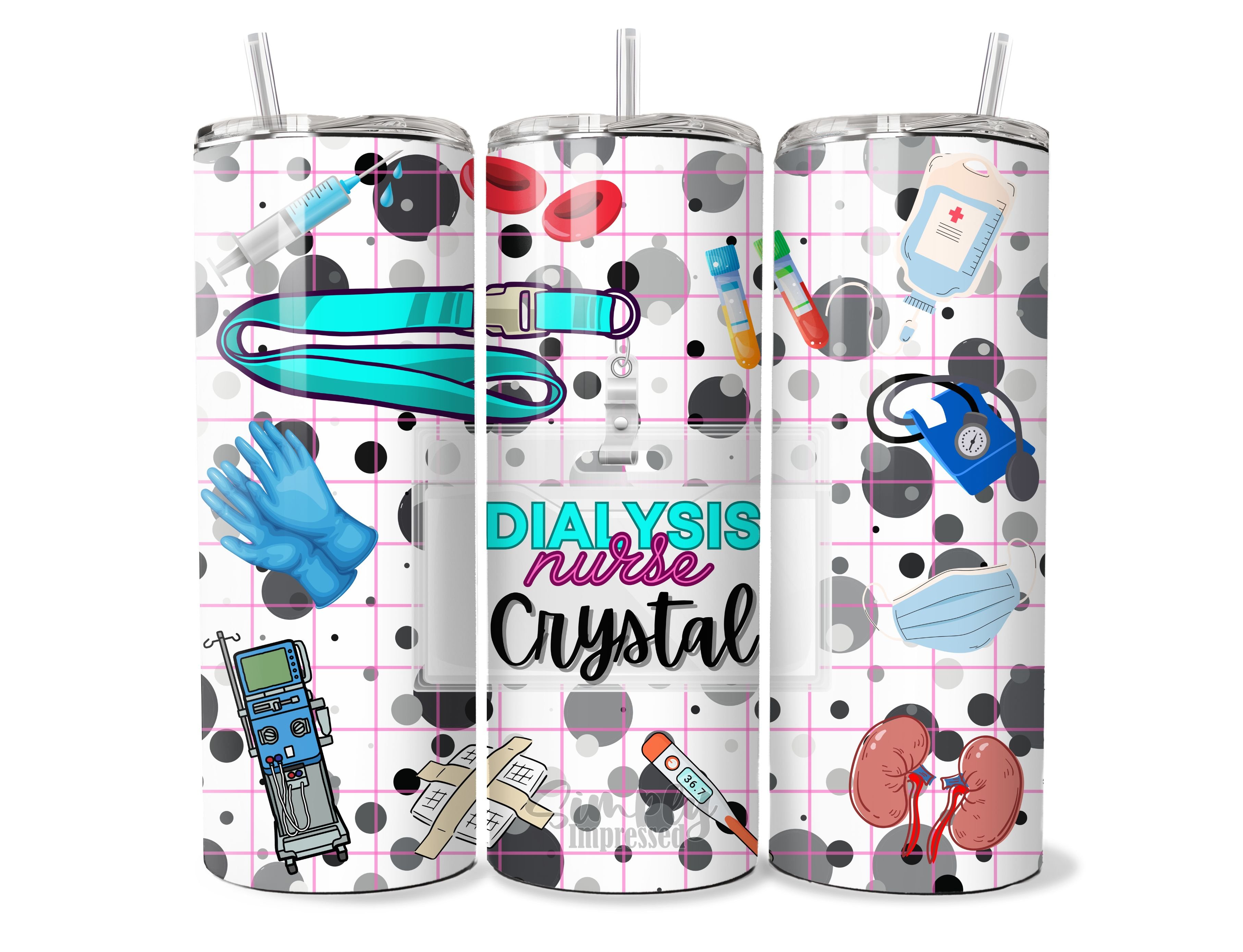 Custom Name Badge Tumbler - Payhip