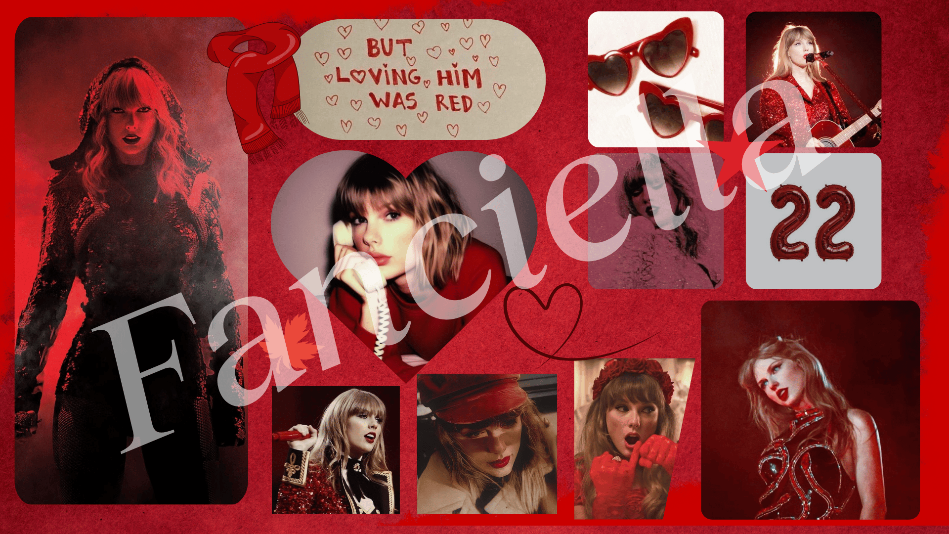 Taylor Swift Red Desktop Wallpaper - Payhip